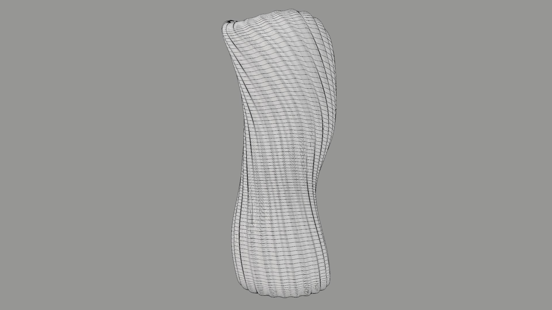 Ribbed Twisted Vase Model - TurboSquid 1969406