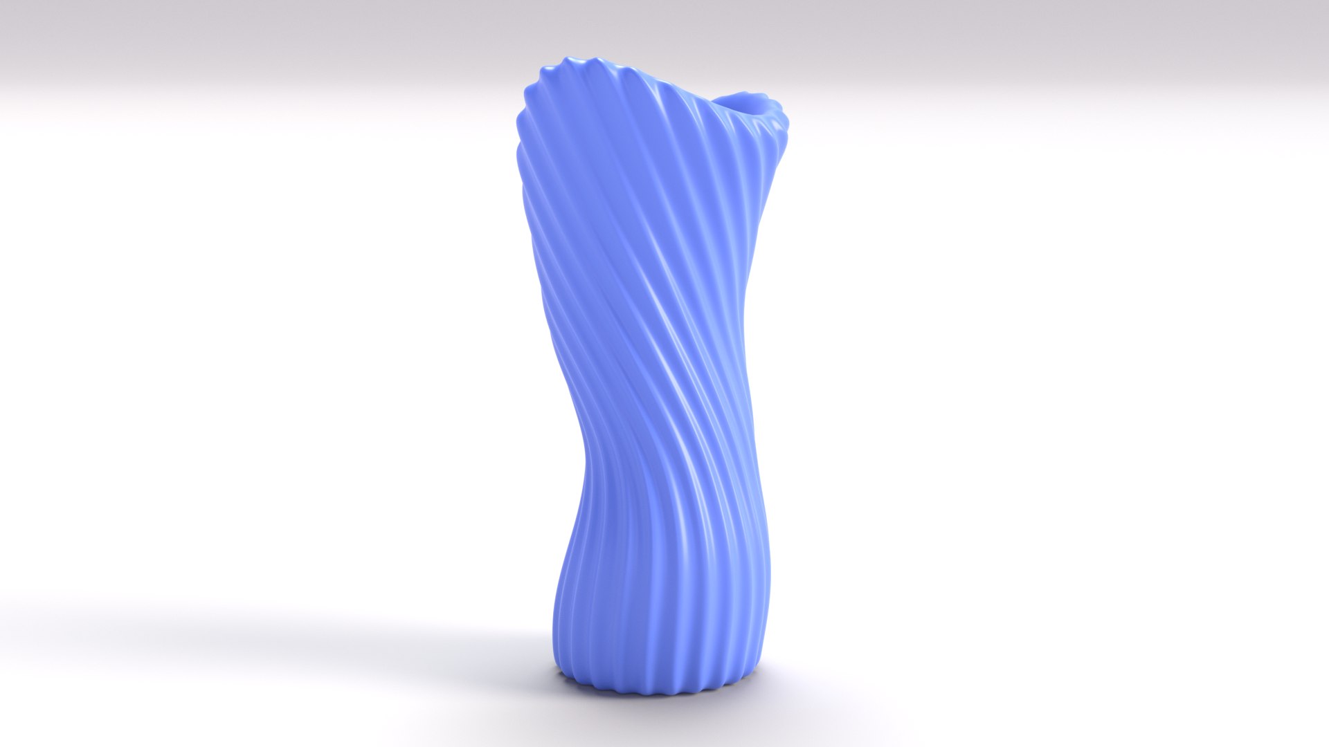 Ribbed Twisted Vase model - TurboSquid 1969406