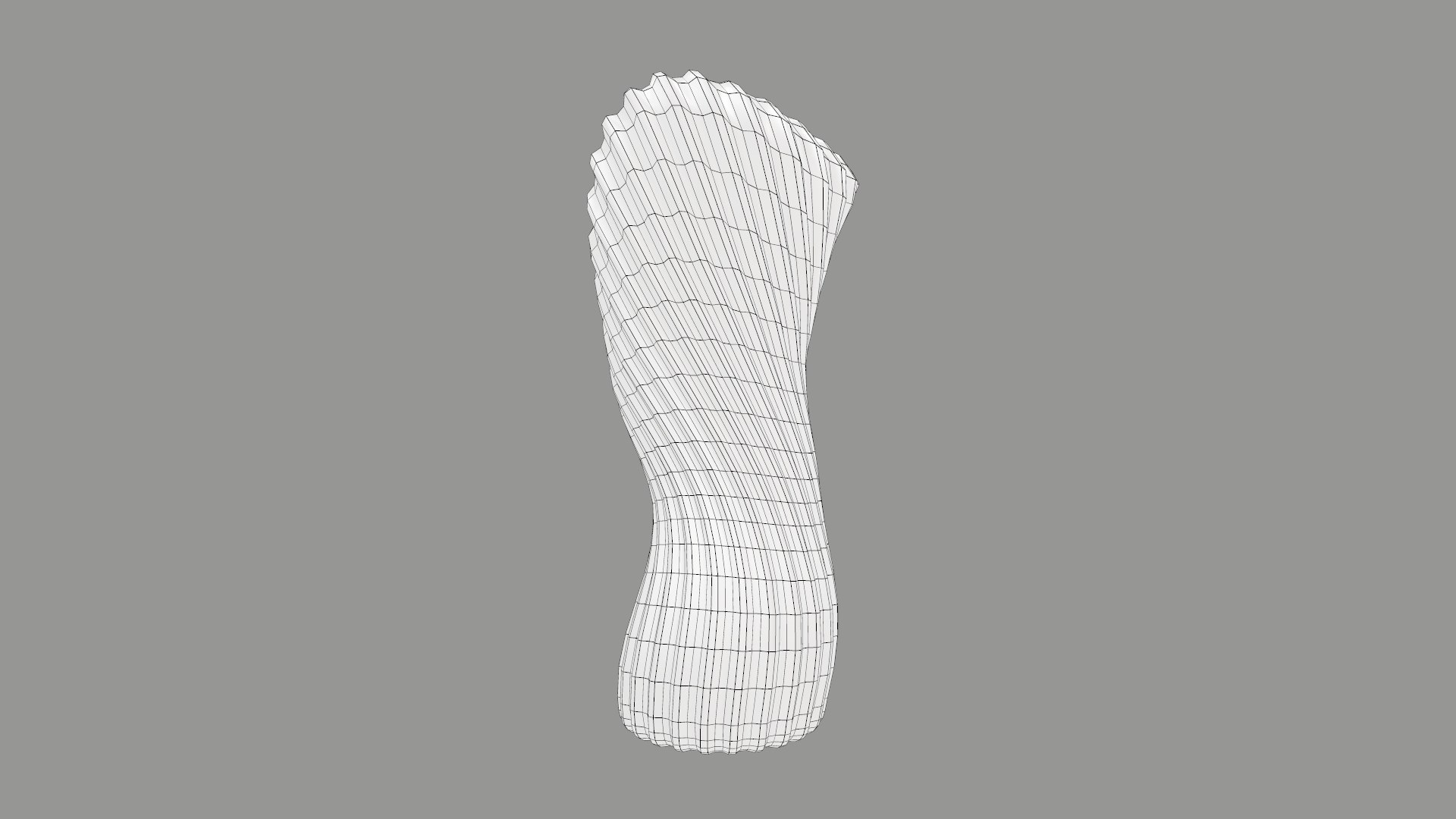Ribbed Twisted Vase Model - TurboSquid 1969406