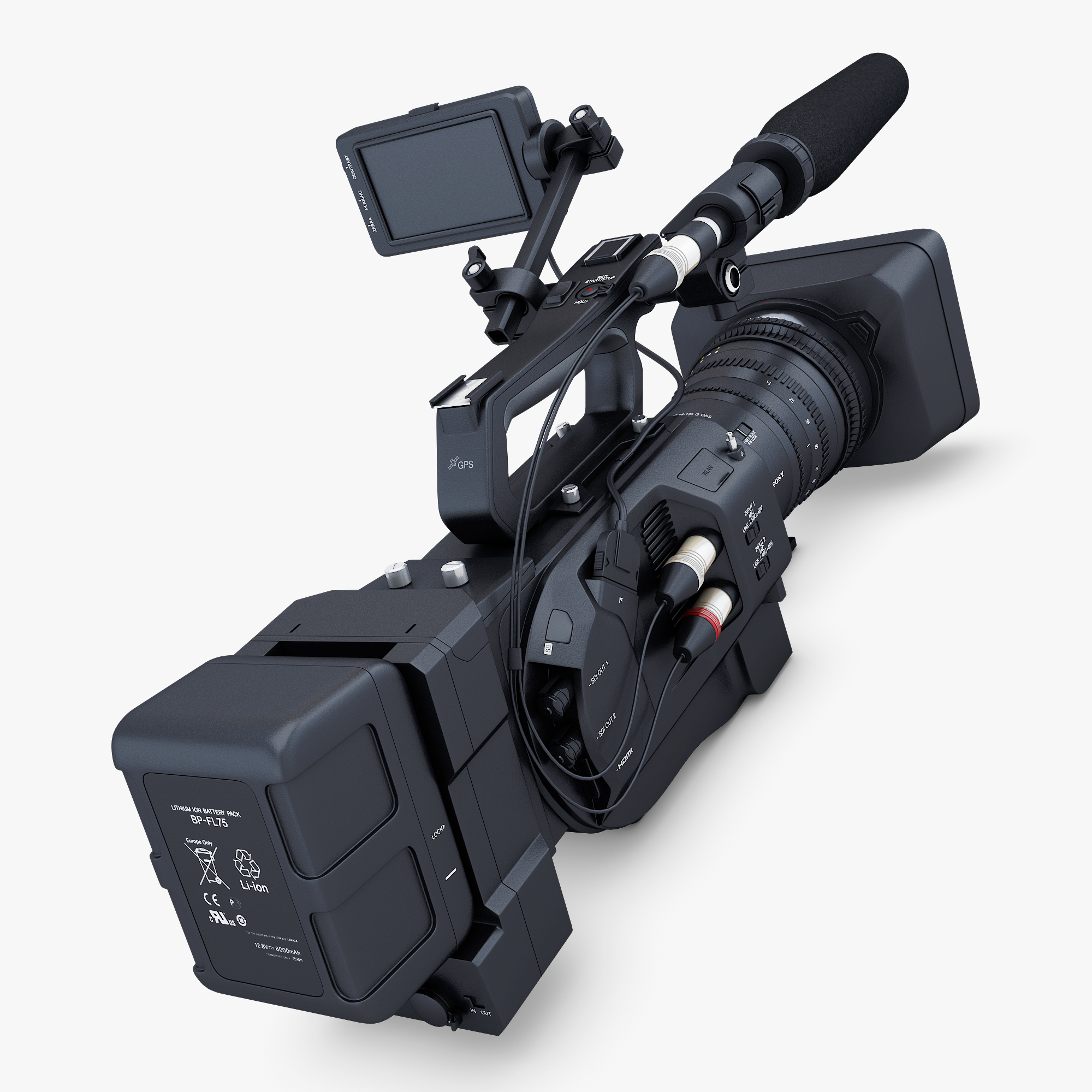 3D generic video camera hd model - TurboSquid 1433148