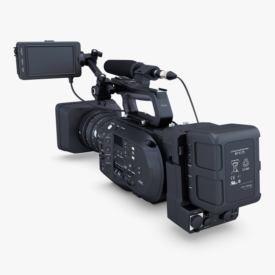 3D generic video camera hd model - TurboSquid 1433148