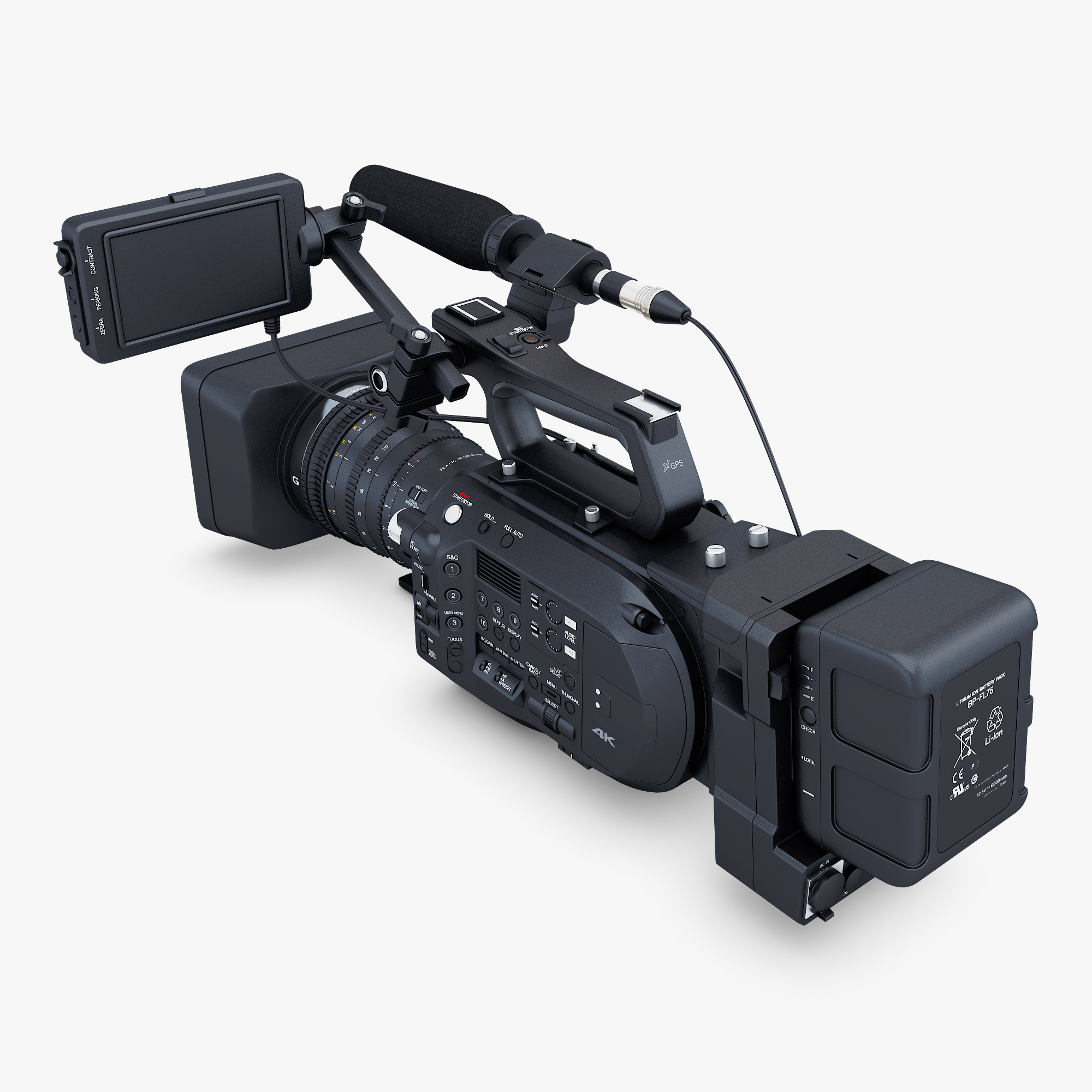 3D generic video camera hd model - TurboSquid 1433148