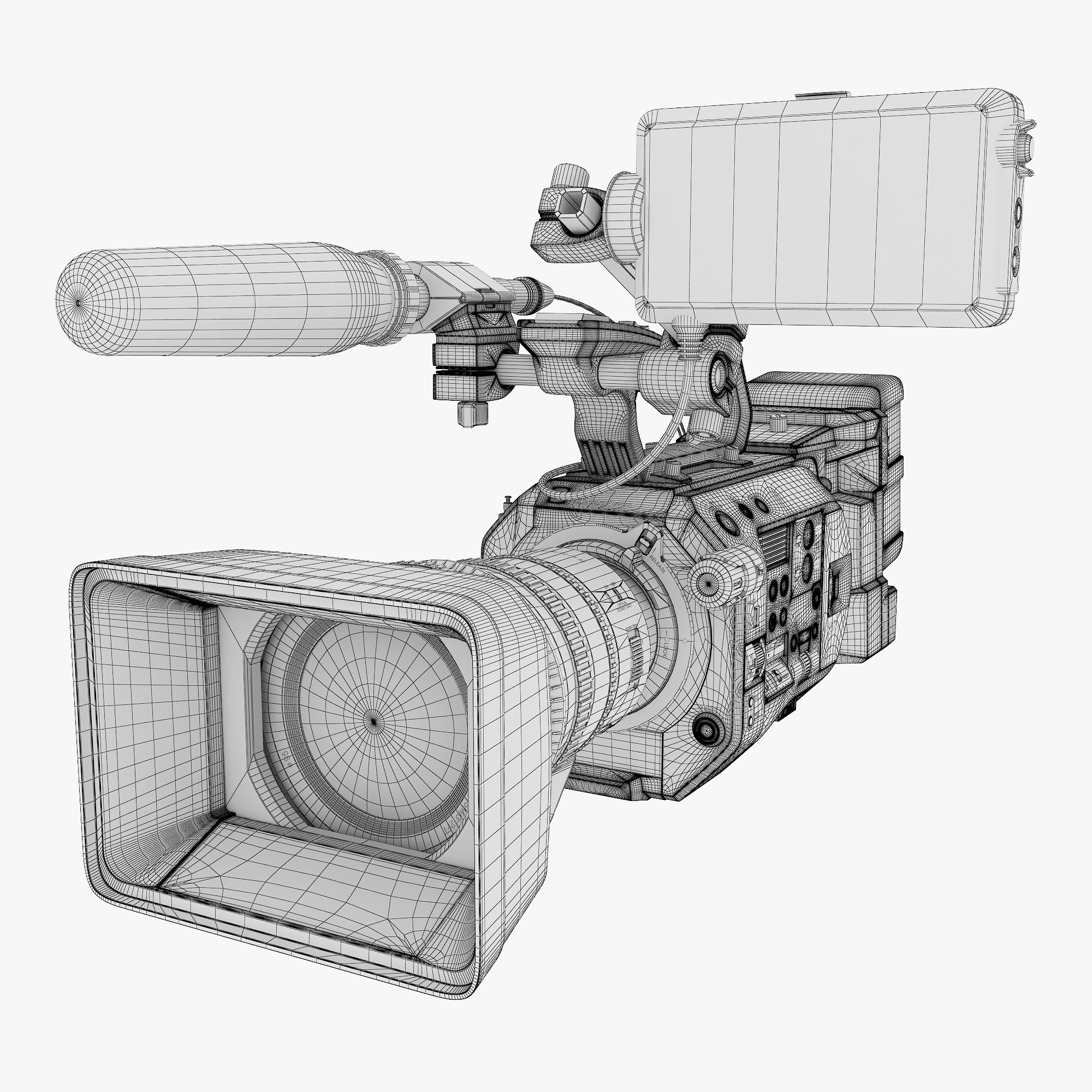 3D generic video camera hd model - TurboSquid 1433148