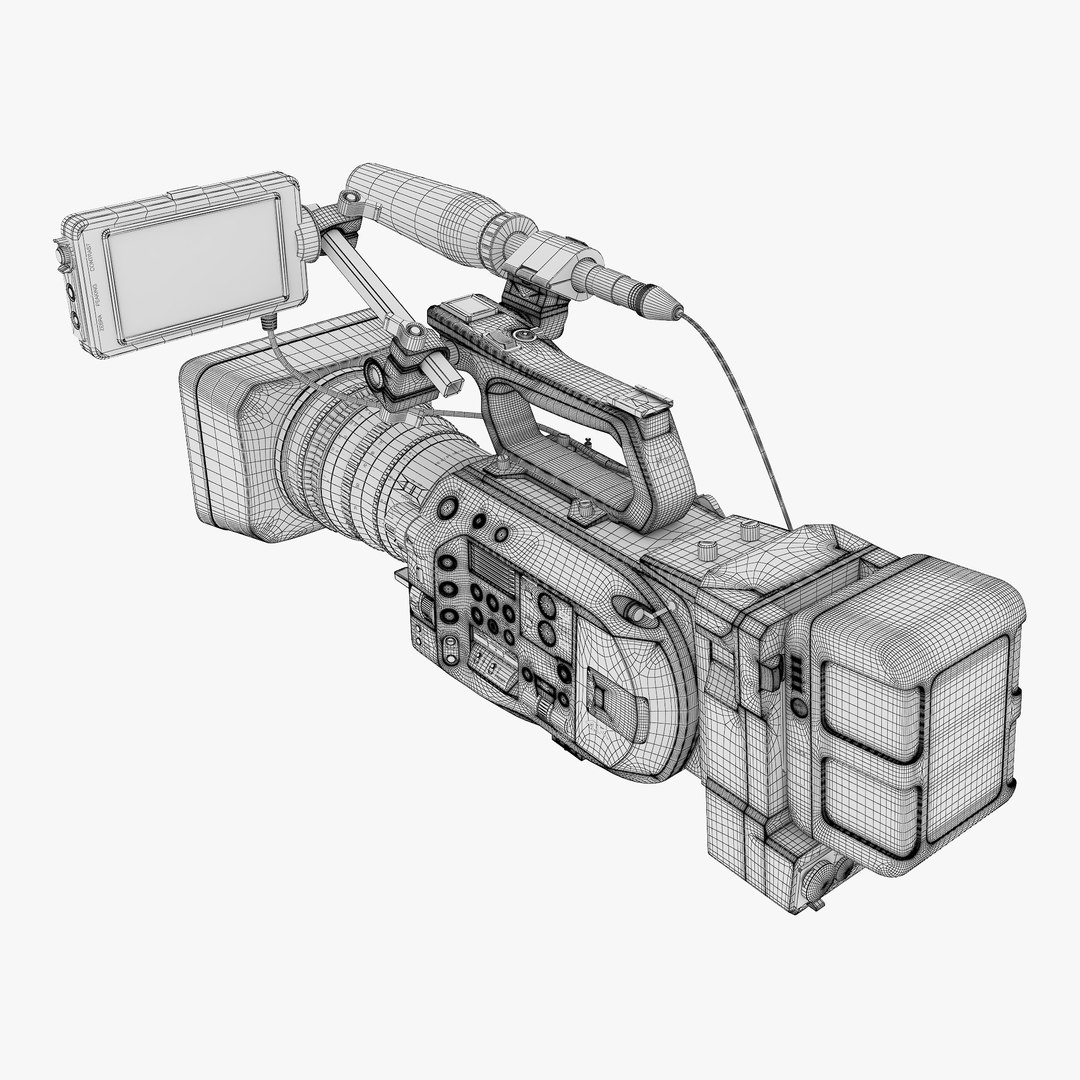 3D Generic Video Camera Hd Model - TurboSquid 1433148