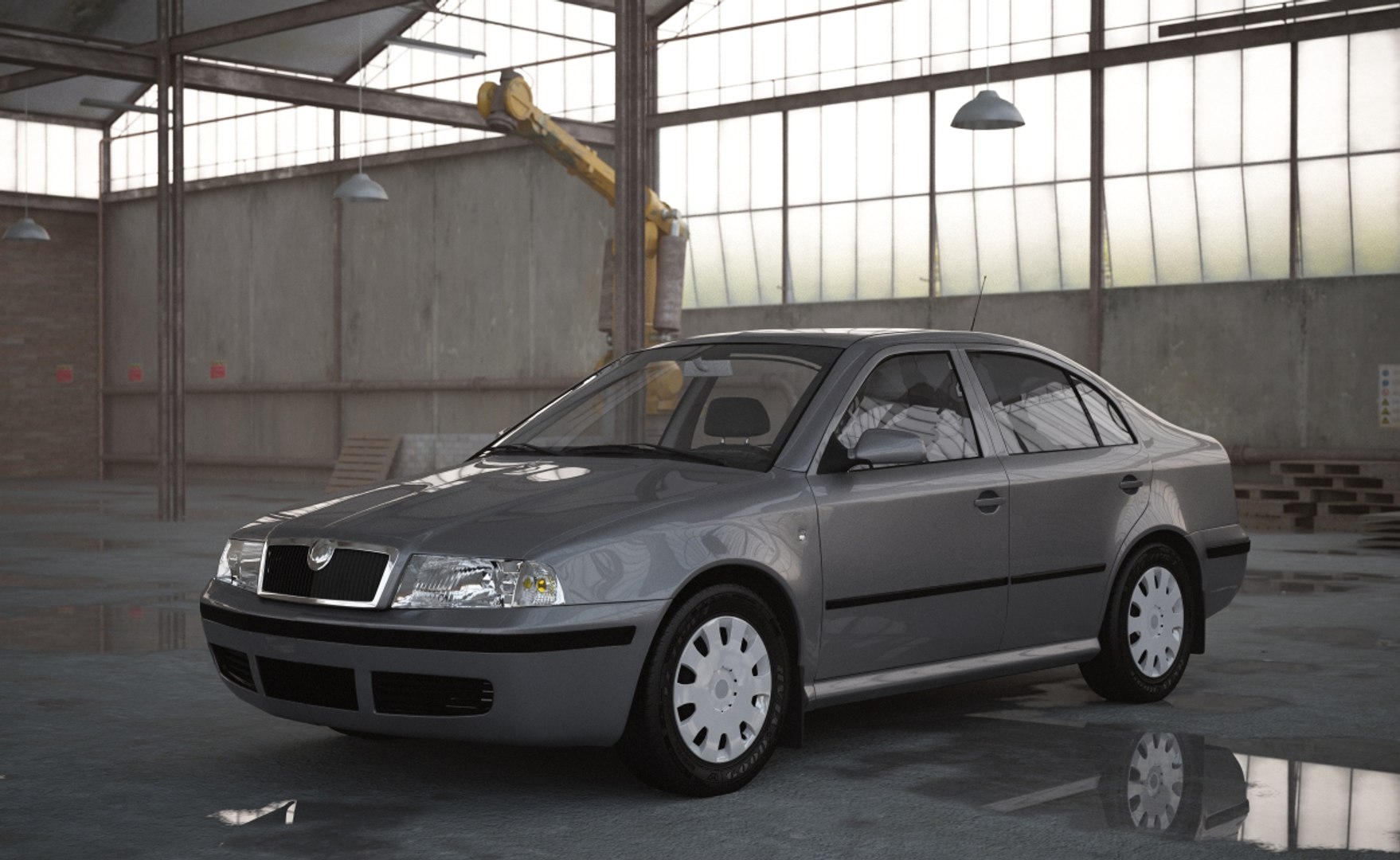3d model skoda oktavia tour 2008