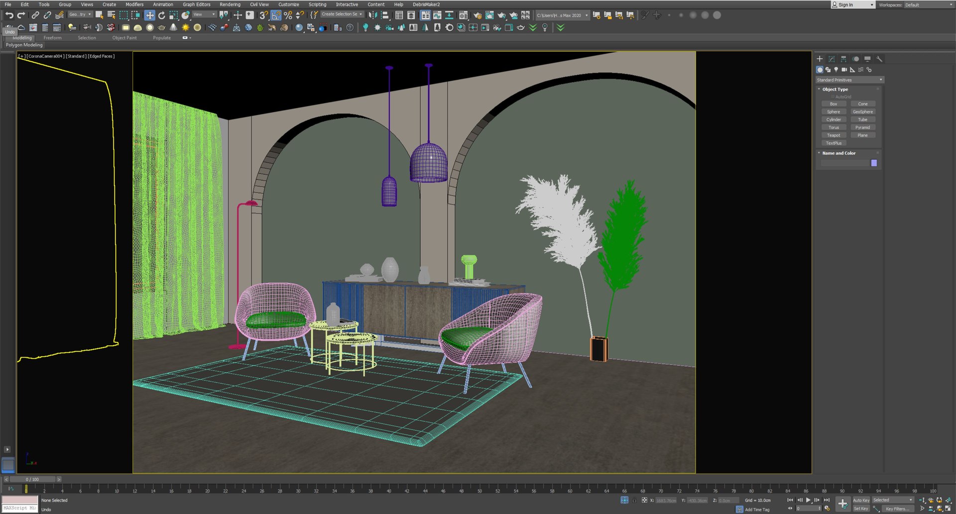 3D Interior scene living room 12 - TurboSquid 2095276