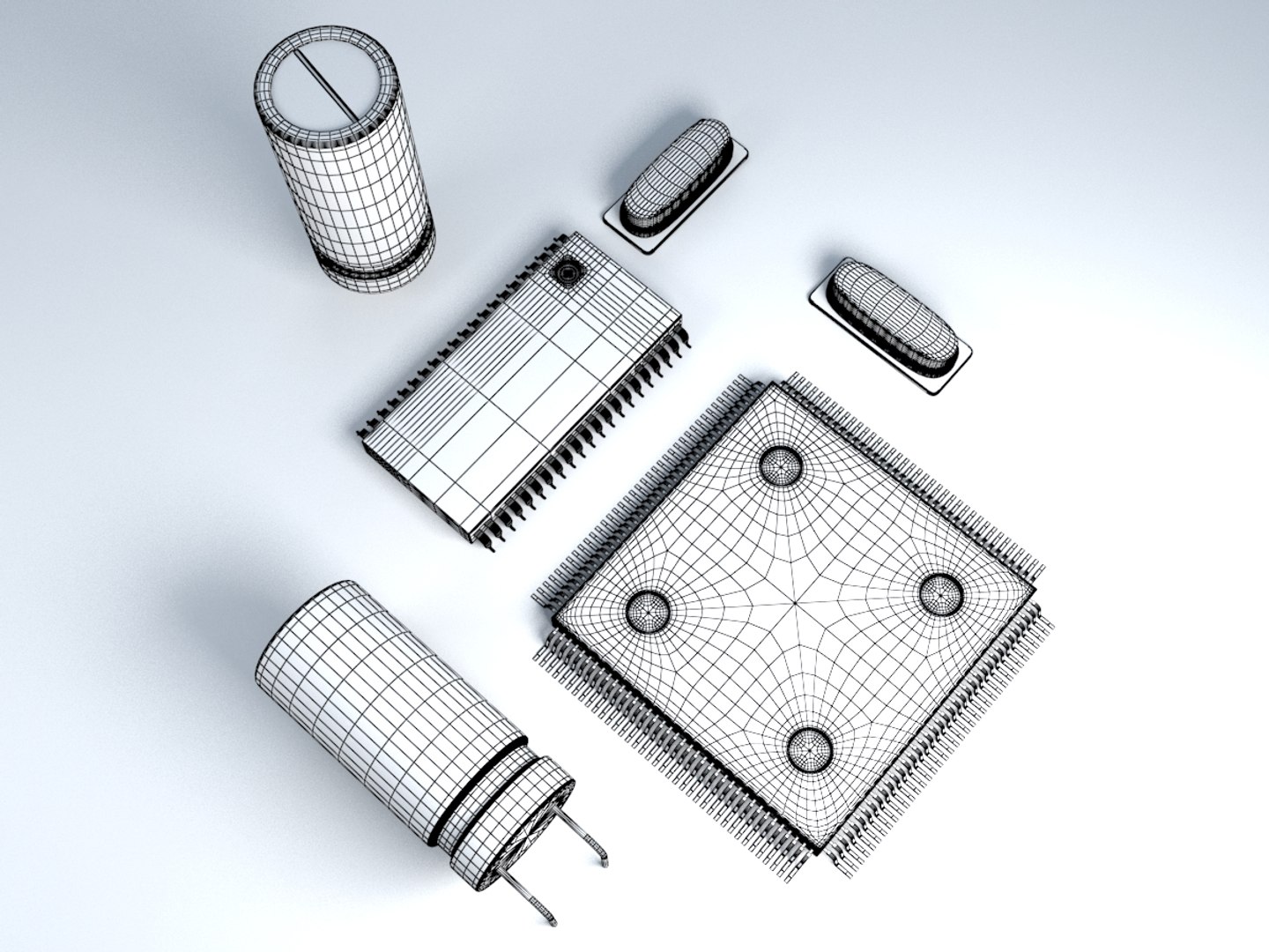 3D Computer Motherboard - TurboSquid 1177782