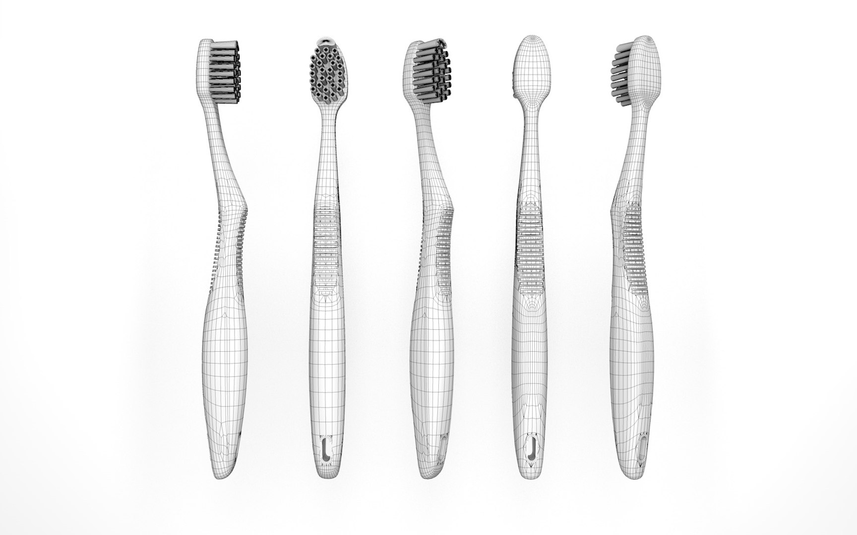 3D Toothbrush Tooth Model - TurboSquid 1574601