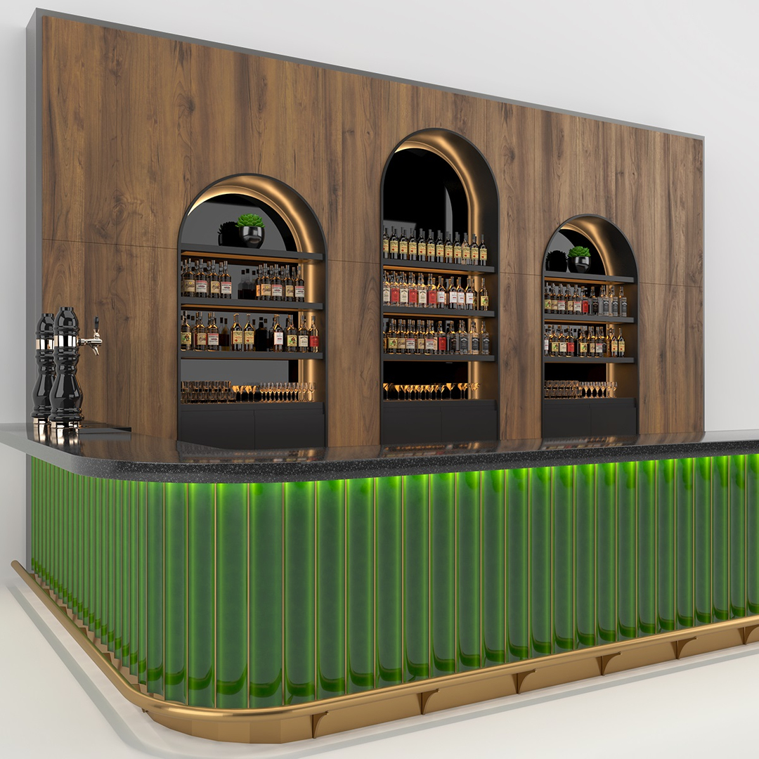 3D model bar counter - TurboSquid 1535718