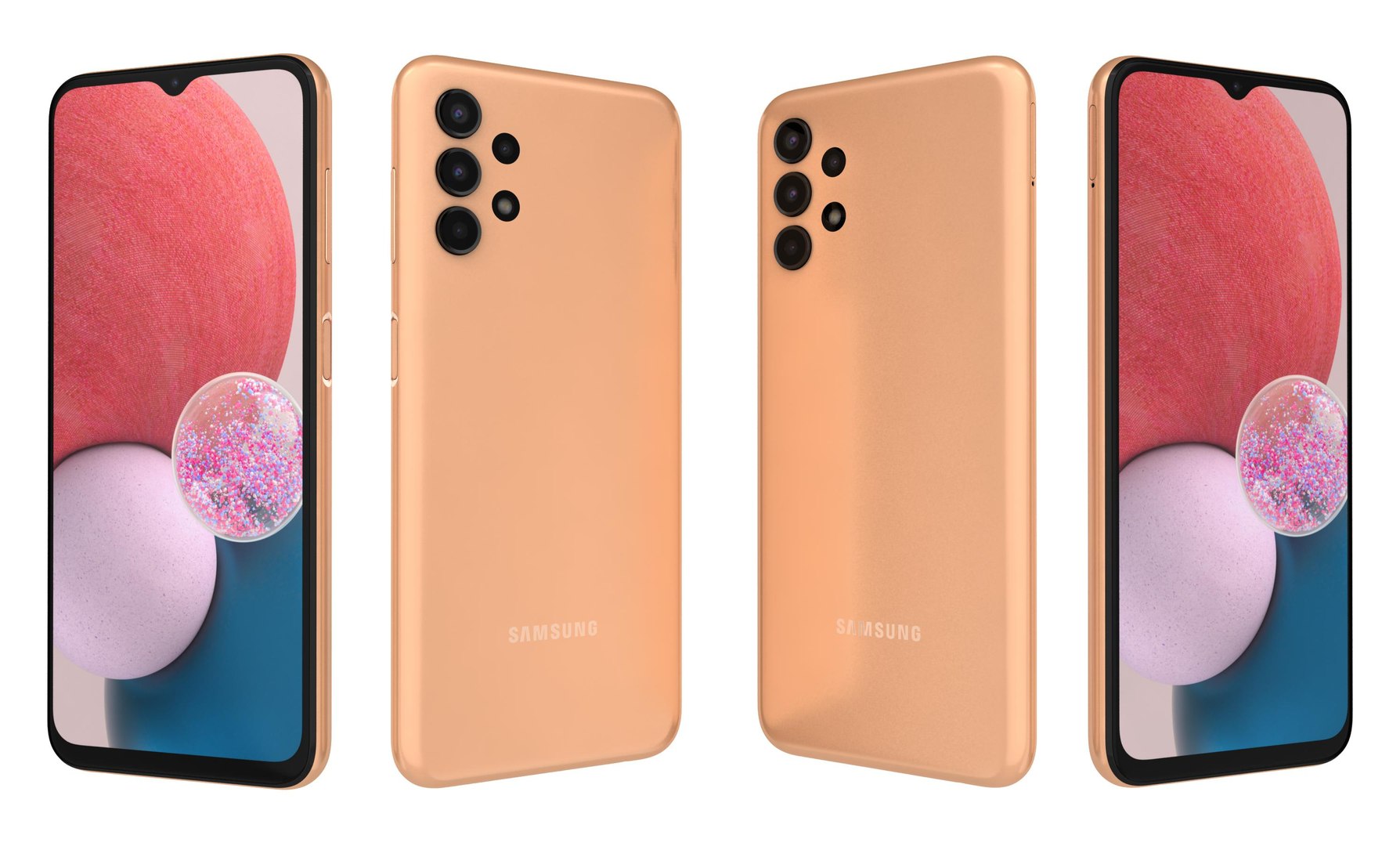 Samsung Galaxy A13 LTE All Colors 3D model - TurboSquid 1881474