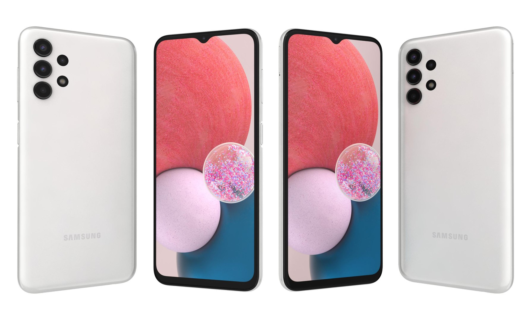 Samsung Galaxy A13 LTE All Colors 3D model - TurboSquid 1881474