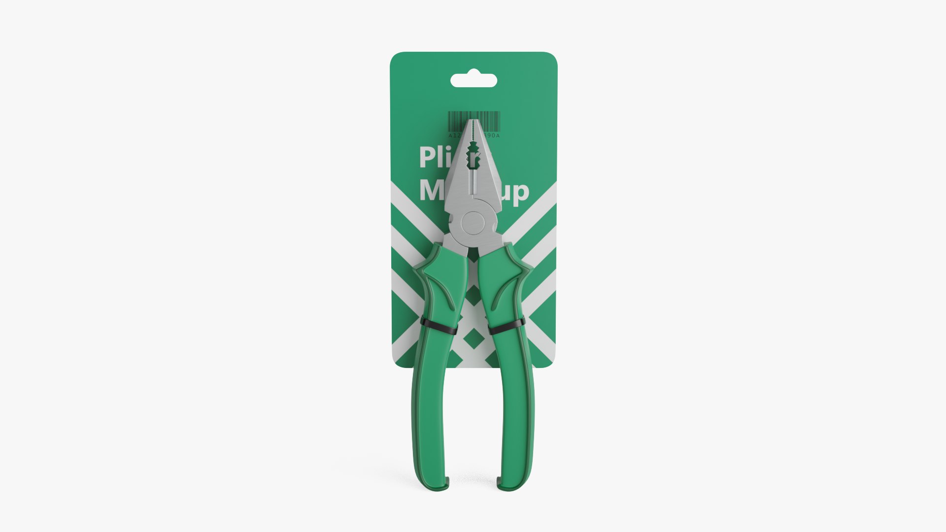 3D green pliers packaging - TurboSquid 1668084