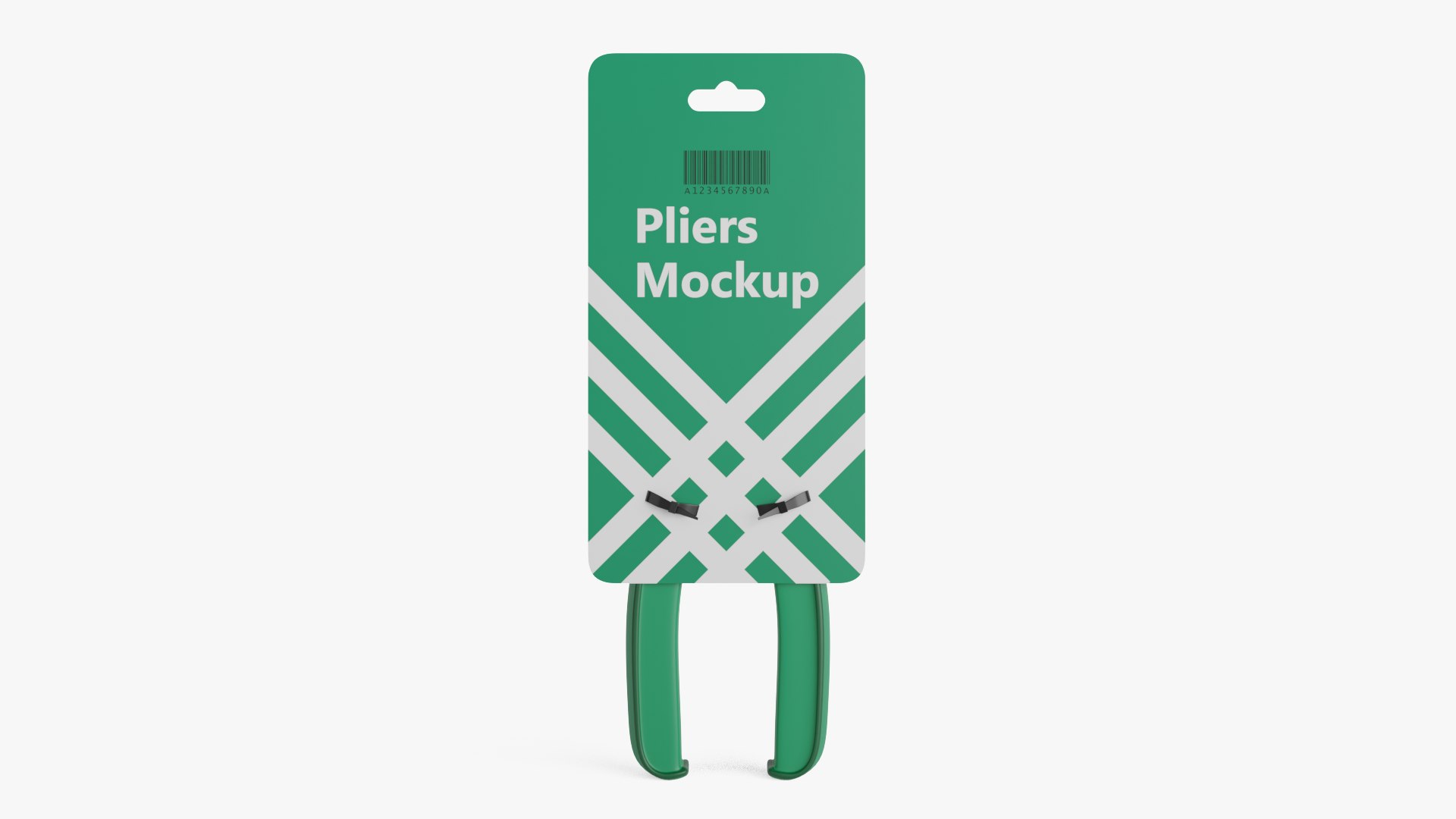 3D green pliers packaging - TurboSquid 1668084