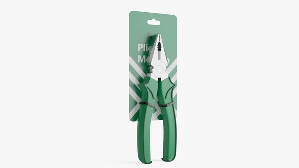 3D green pliers packaging - TurboSquid 1668084