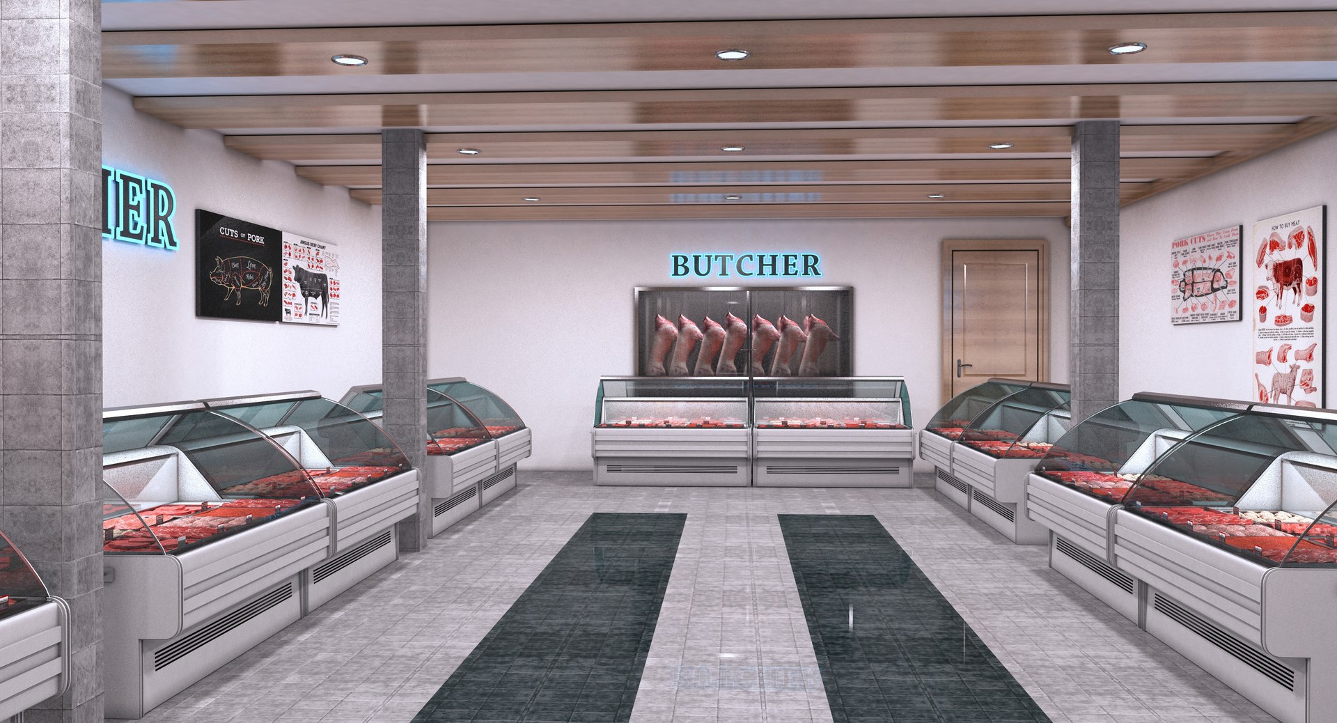 3D Shop Butcher - TurboSquid 1332297