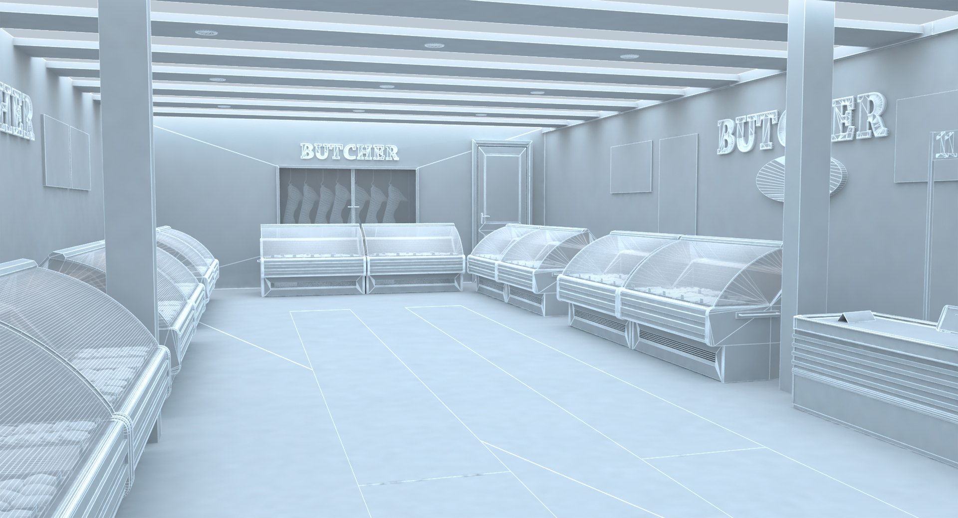 3D Shop Butcher - TurboSquid 1332297