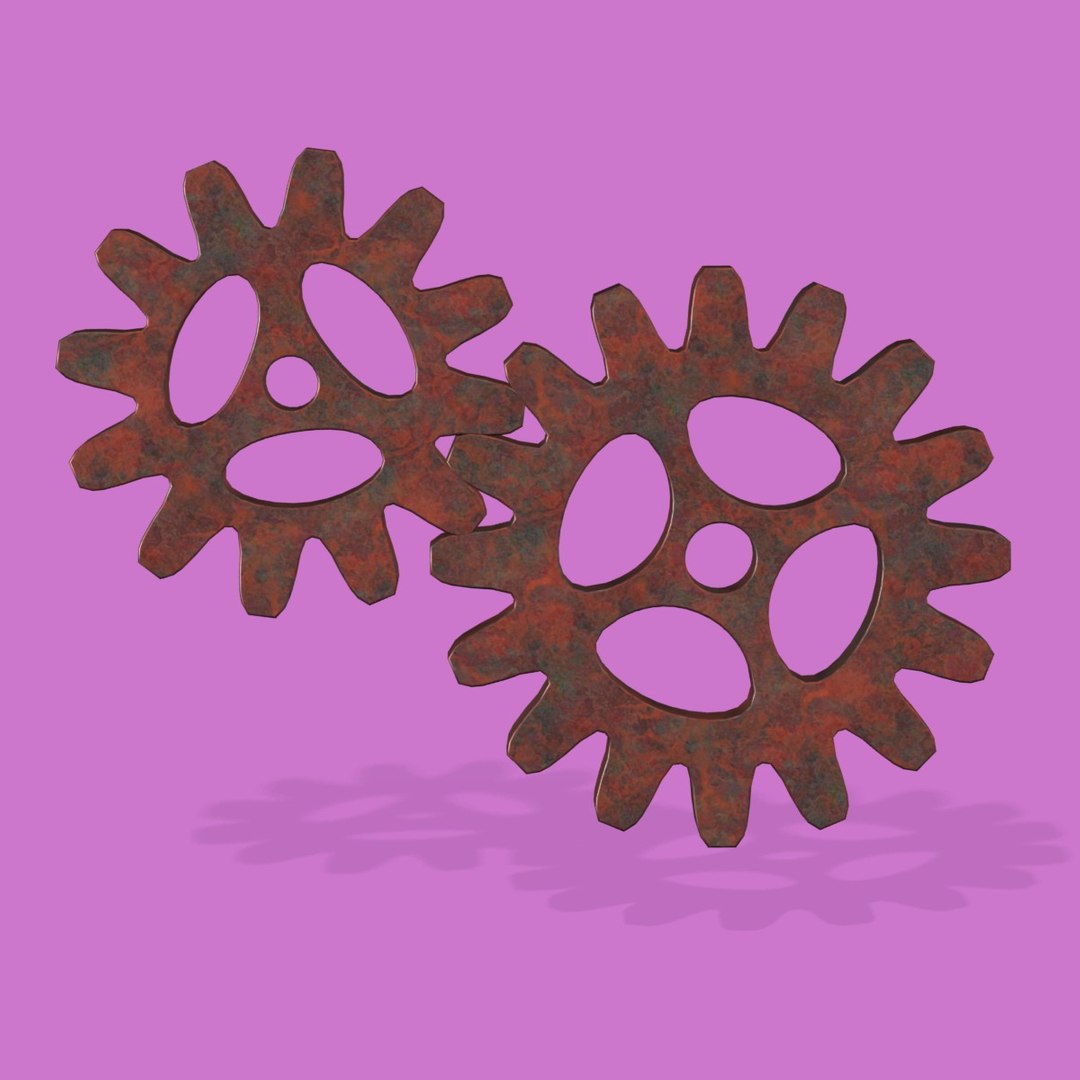 3d model metal gears fg