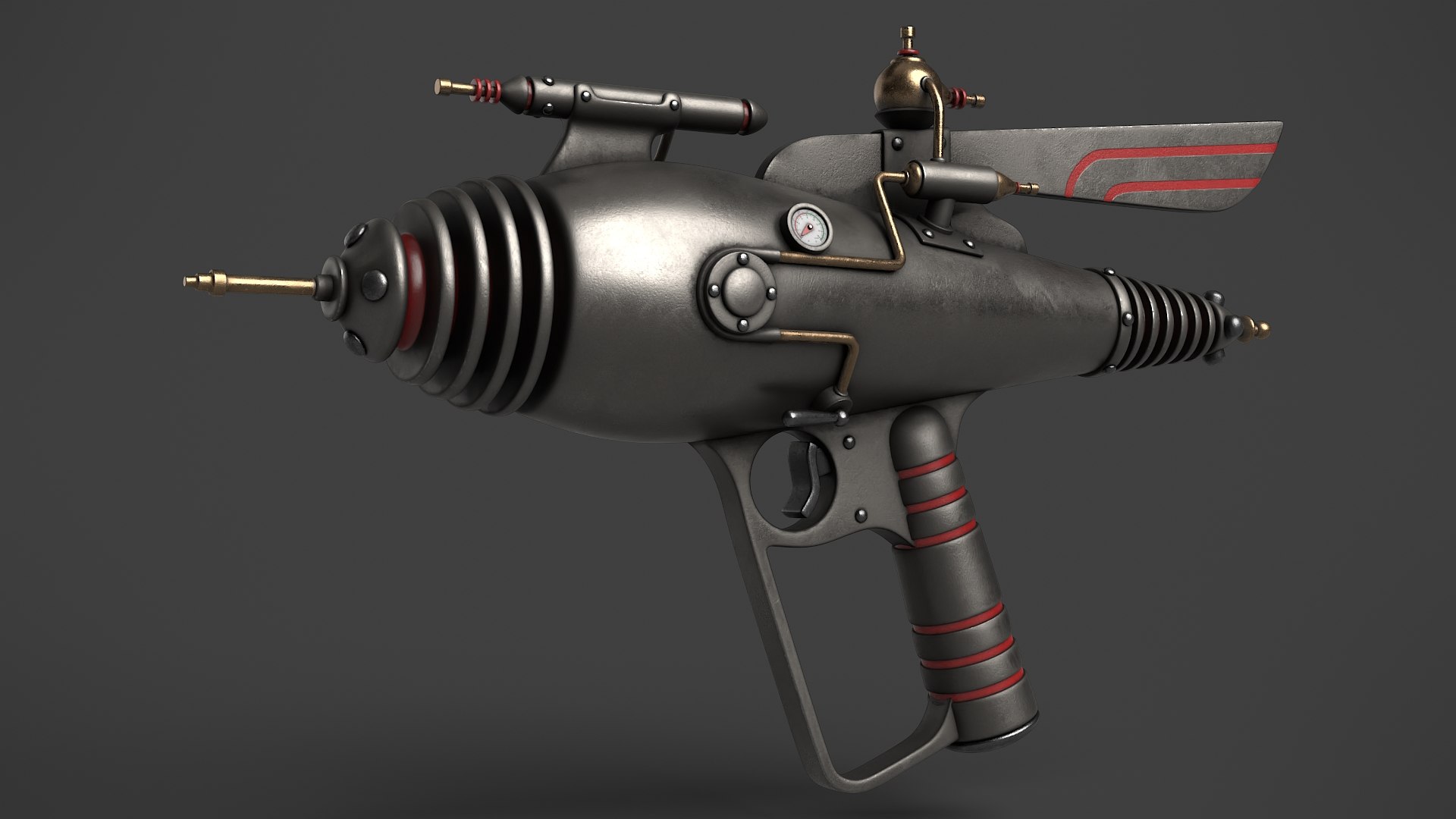 Fantasy Gun 10 3D model - TurboSquid 1923350