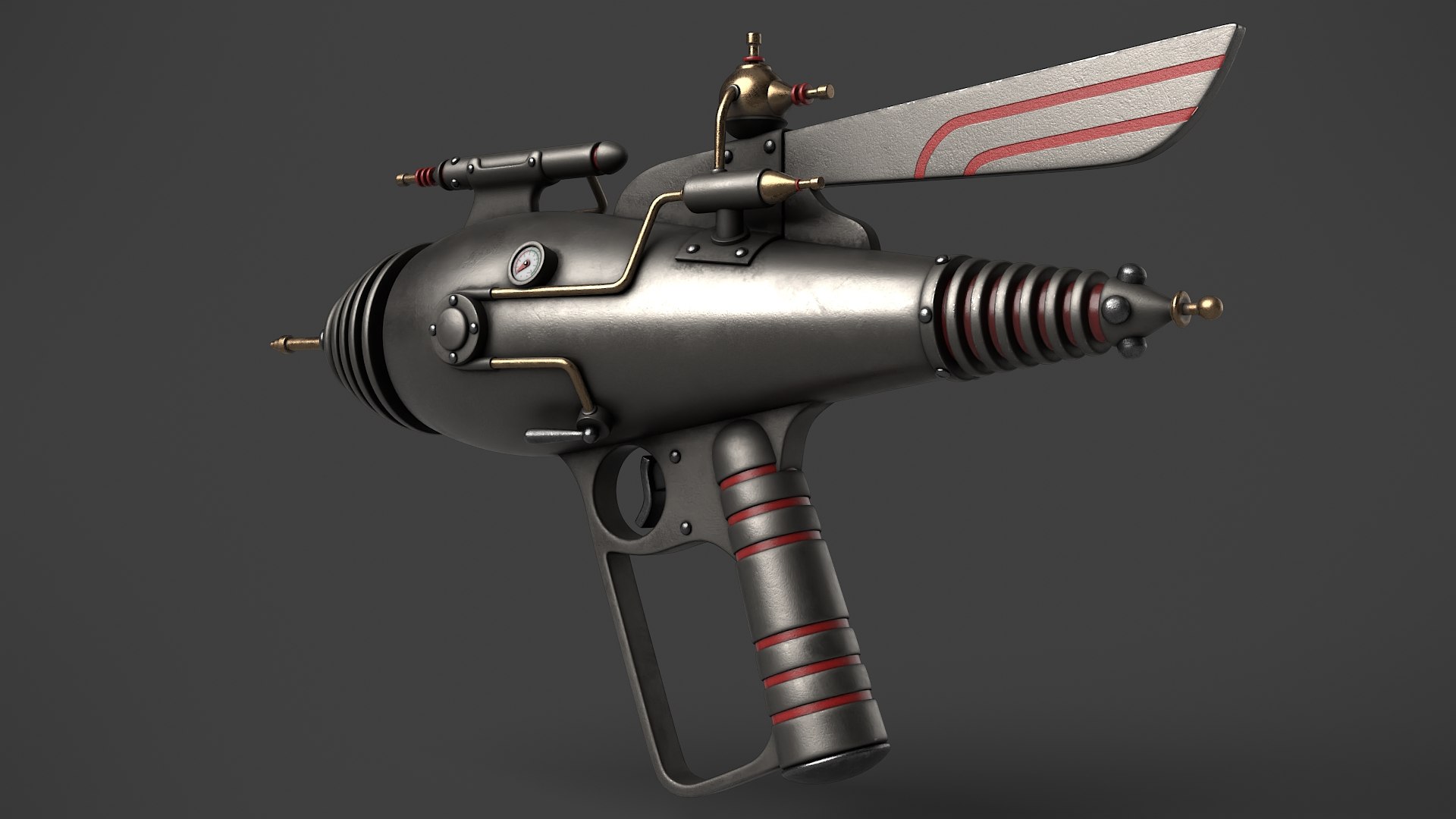 Fantasy Gun 10 3D Model - TurboSquid 1923350