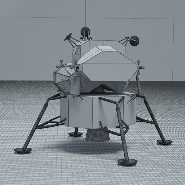 modelo 3d Apollo 11 módulo lunar - TurboSquid 1319551