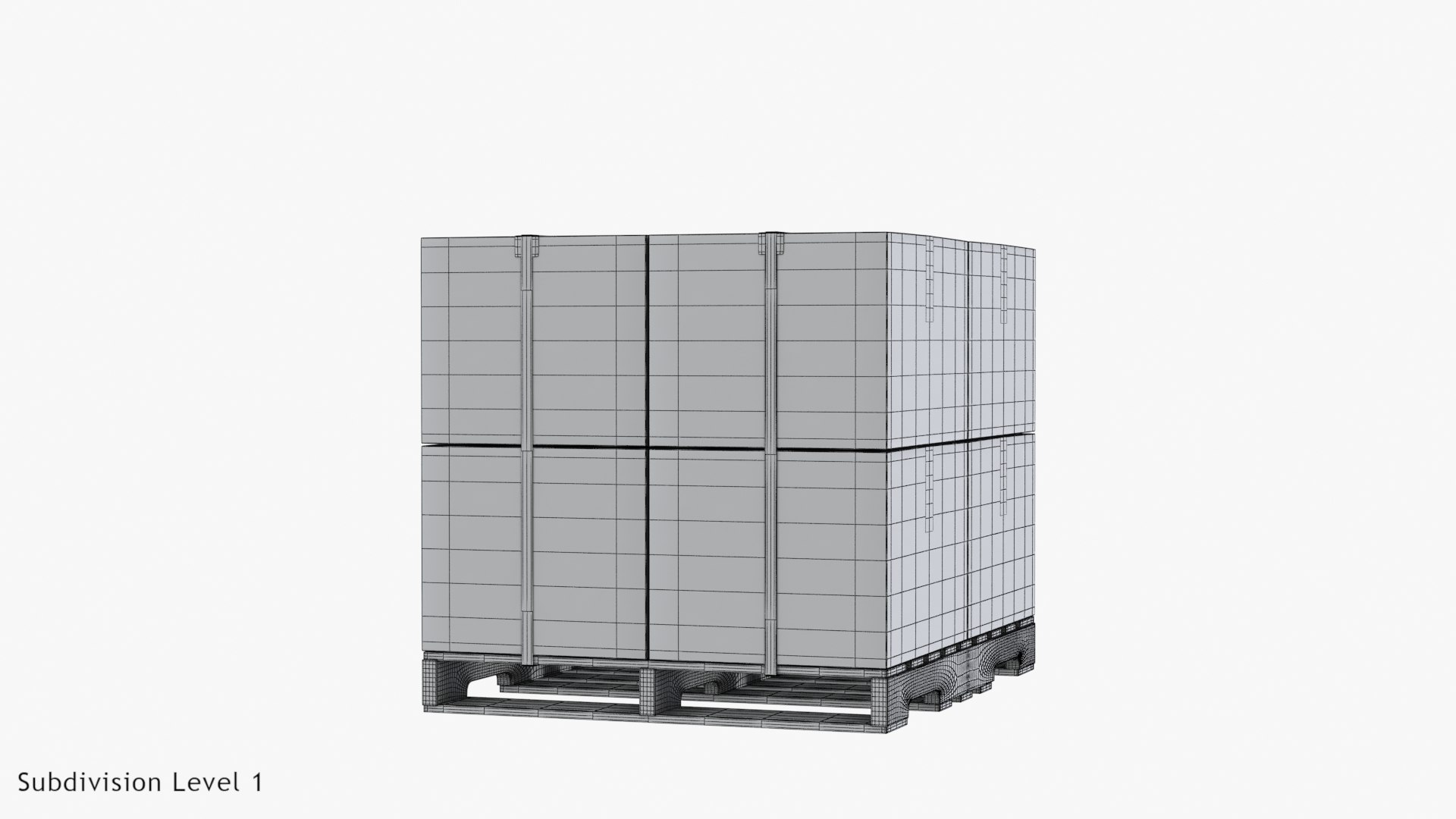 3D pallet boxes model - TurboSquid 1588106