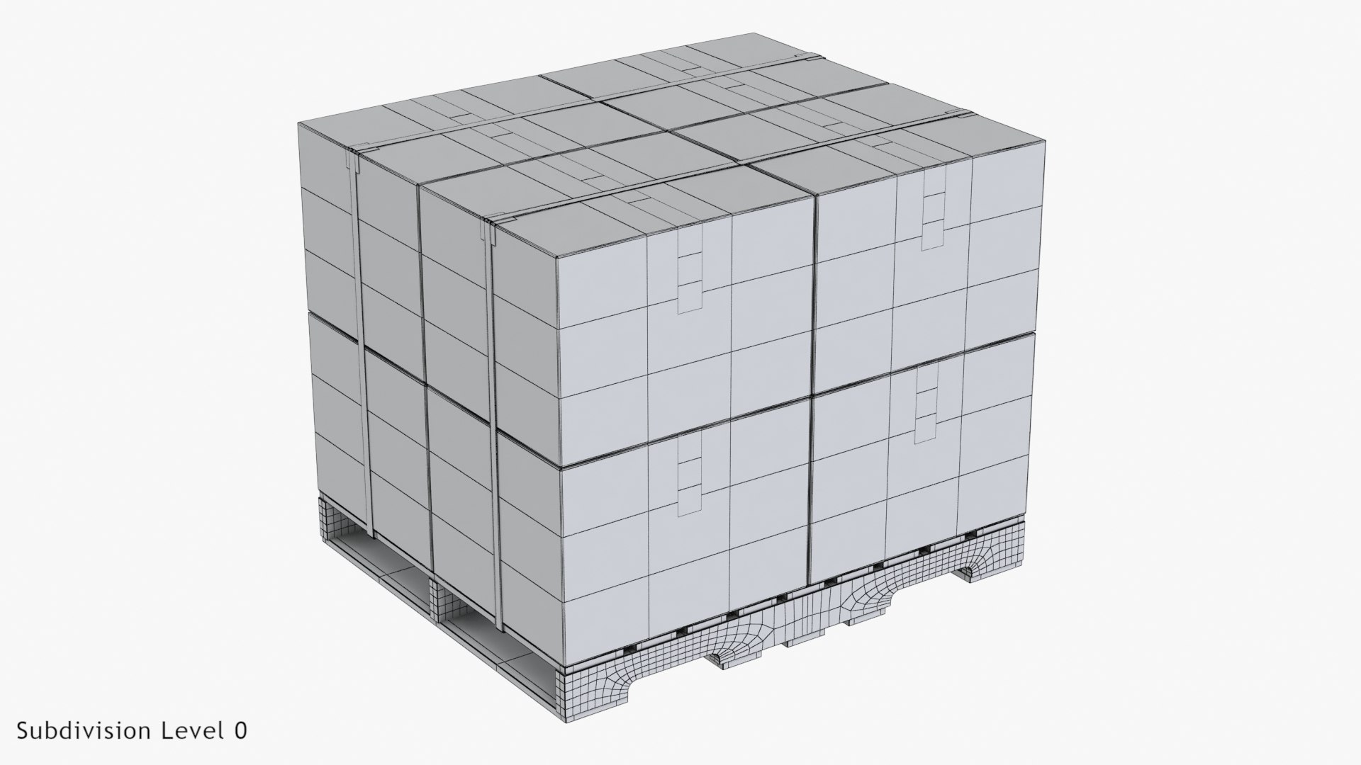 3D Pallet Boxes Model - TurboSquid 1588106