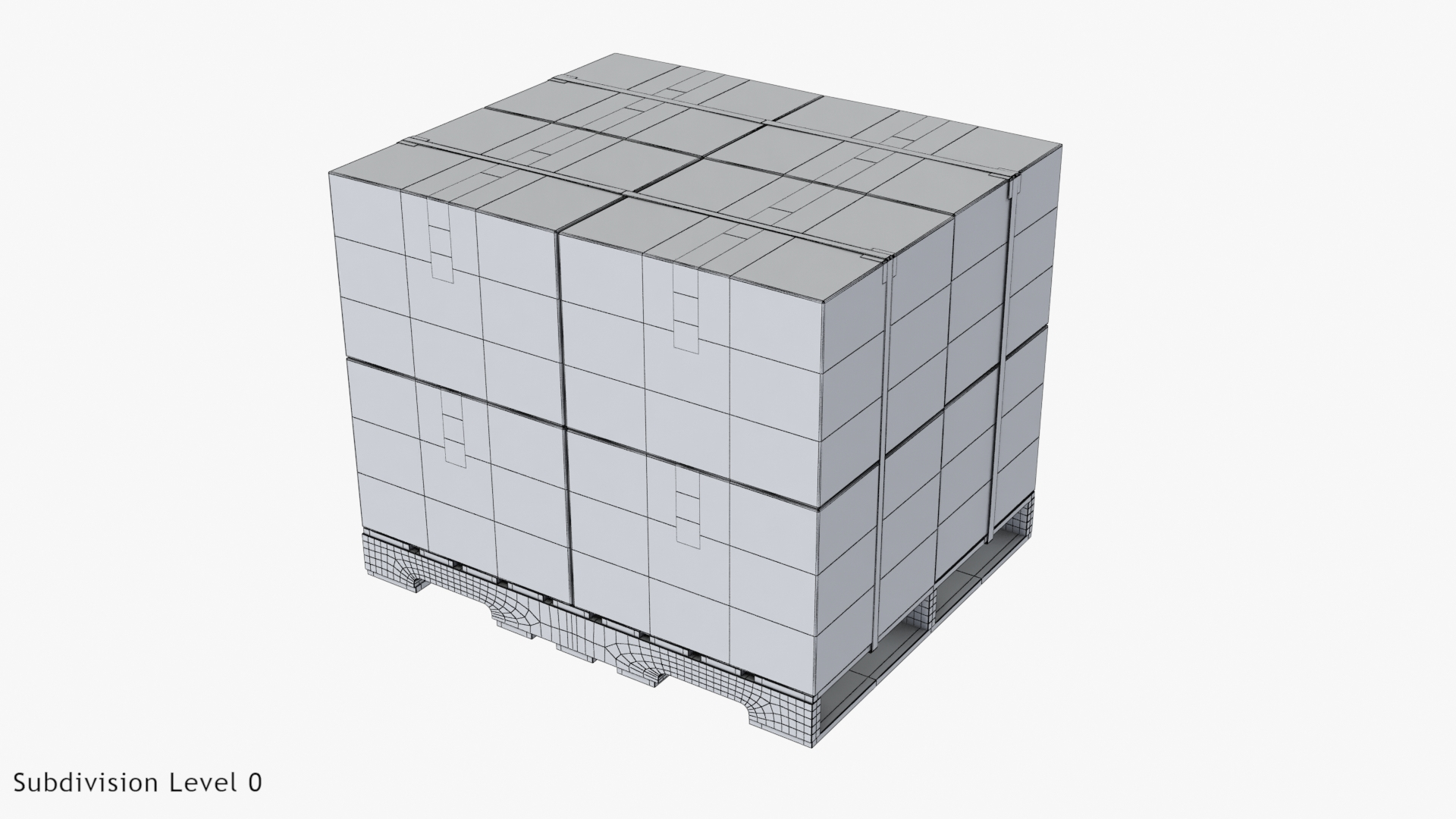 3D Pallet Boxes Model - TurboSquid 1588106