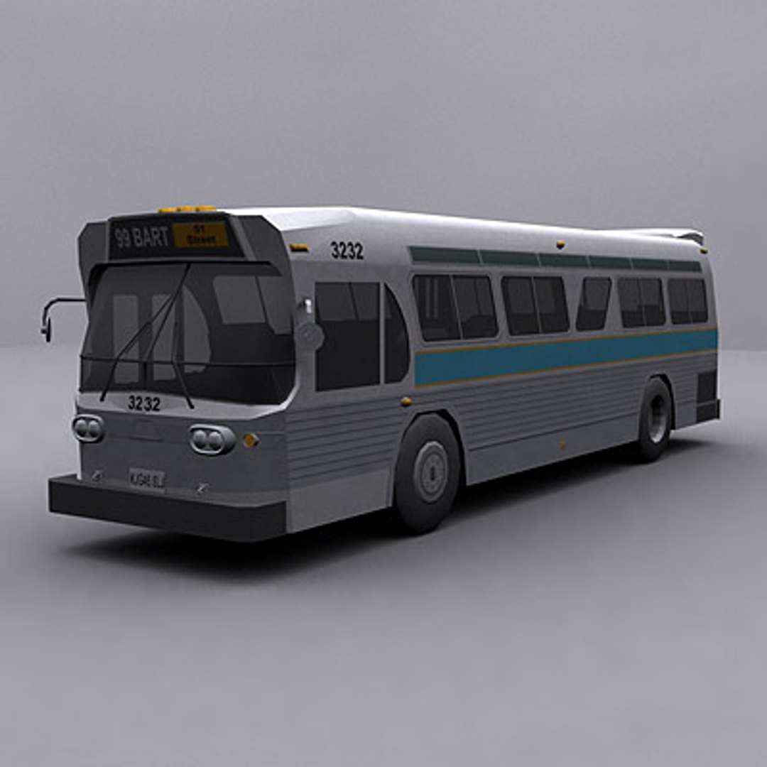Ready Bus Buses 3d Model