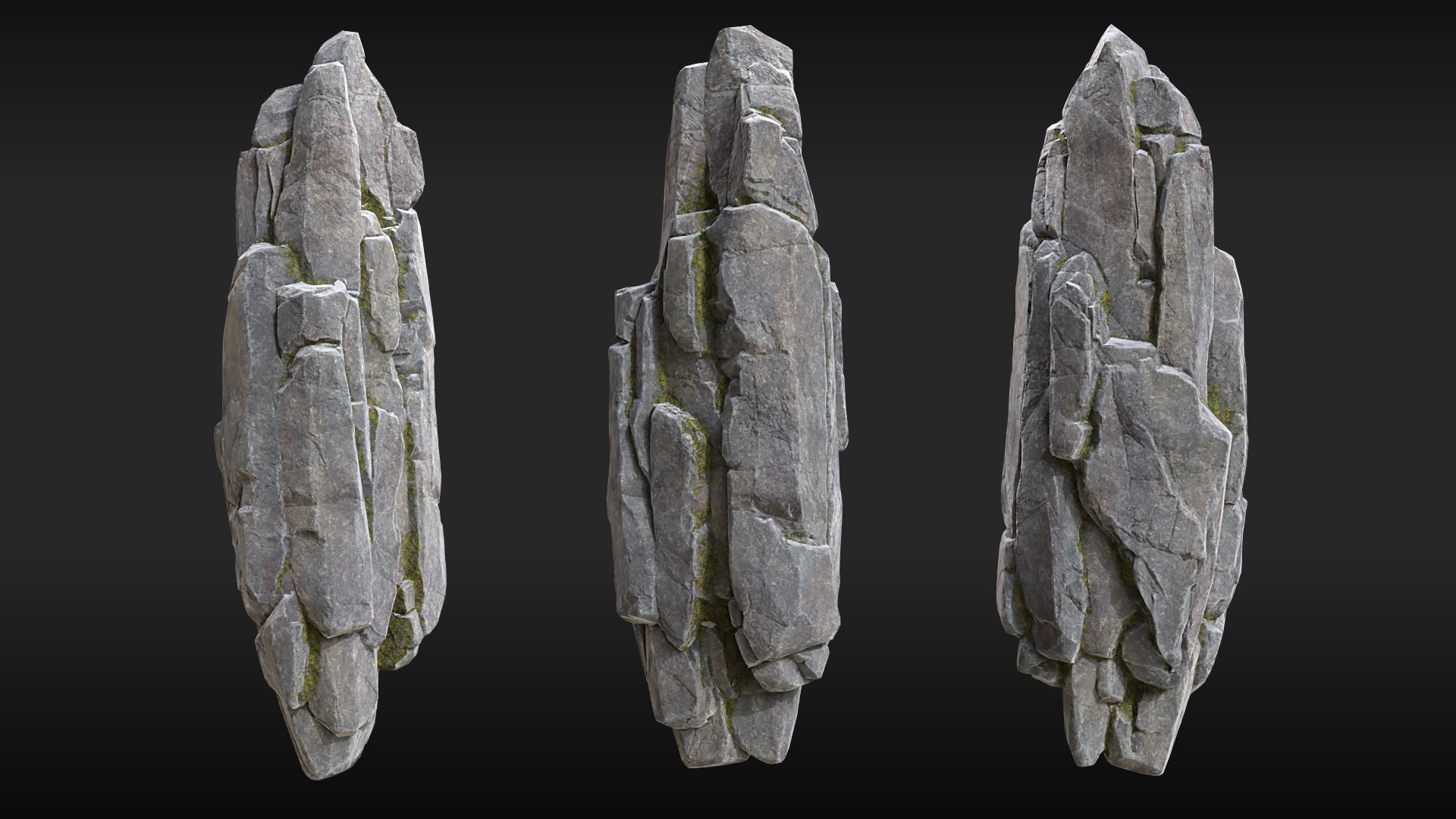 3D Realistic Looking Modular Cliffs And Rocks Blender - TurboSquid 1994332