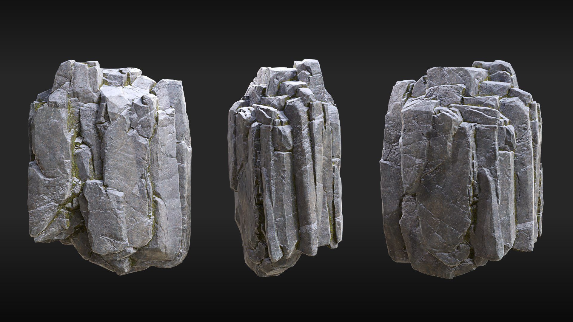 3D Realistic Looking Modular Cliffs And Rocks Blender - TurboSquid 1994332