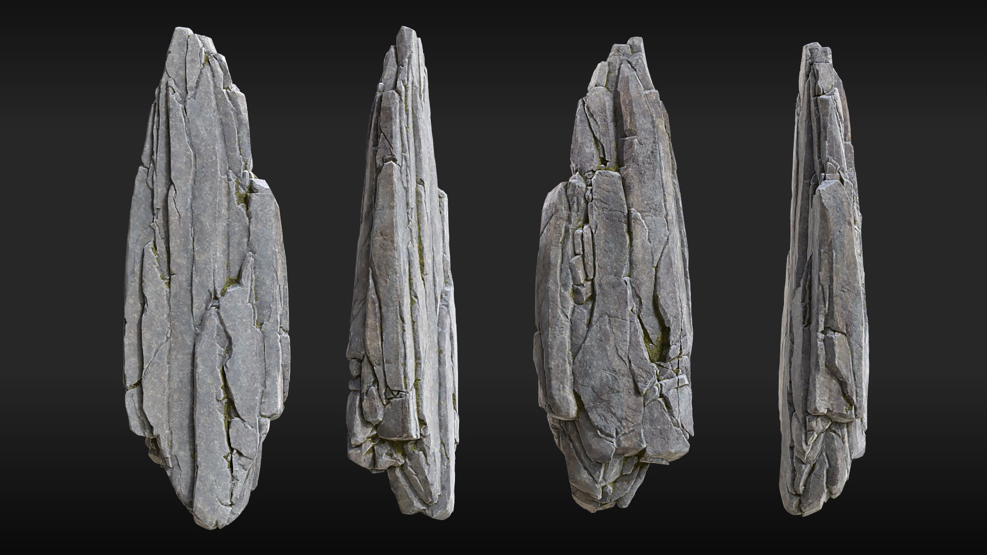 3D Realistic Looking Modular Cliffs And Rocks Blender - TurboSquid 1994332