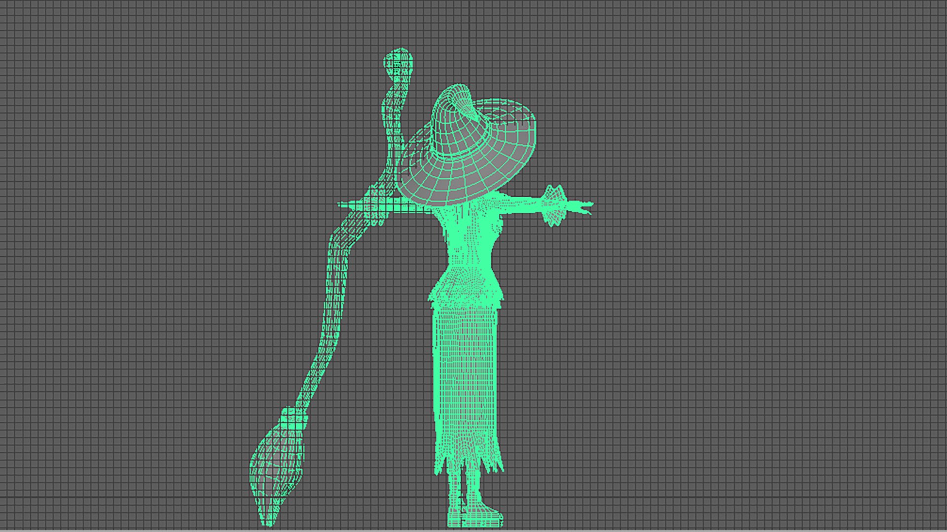 3D Model Gothic Witch - High Poly 3D Character Model - TurboSquid 2297067