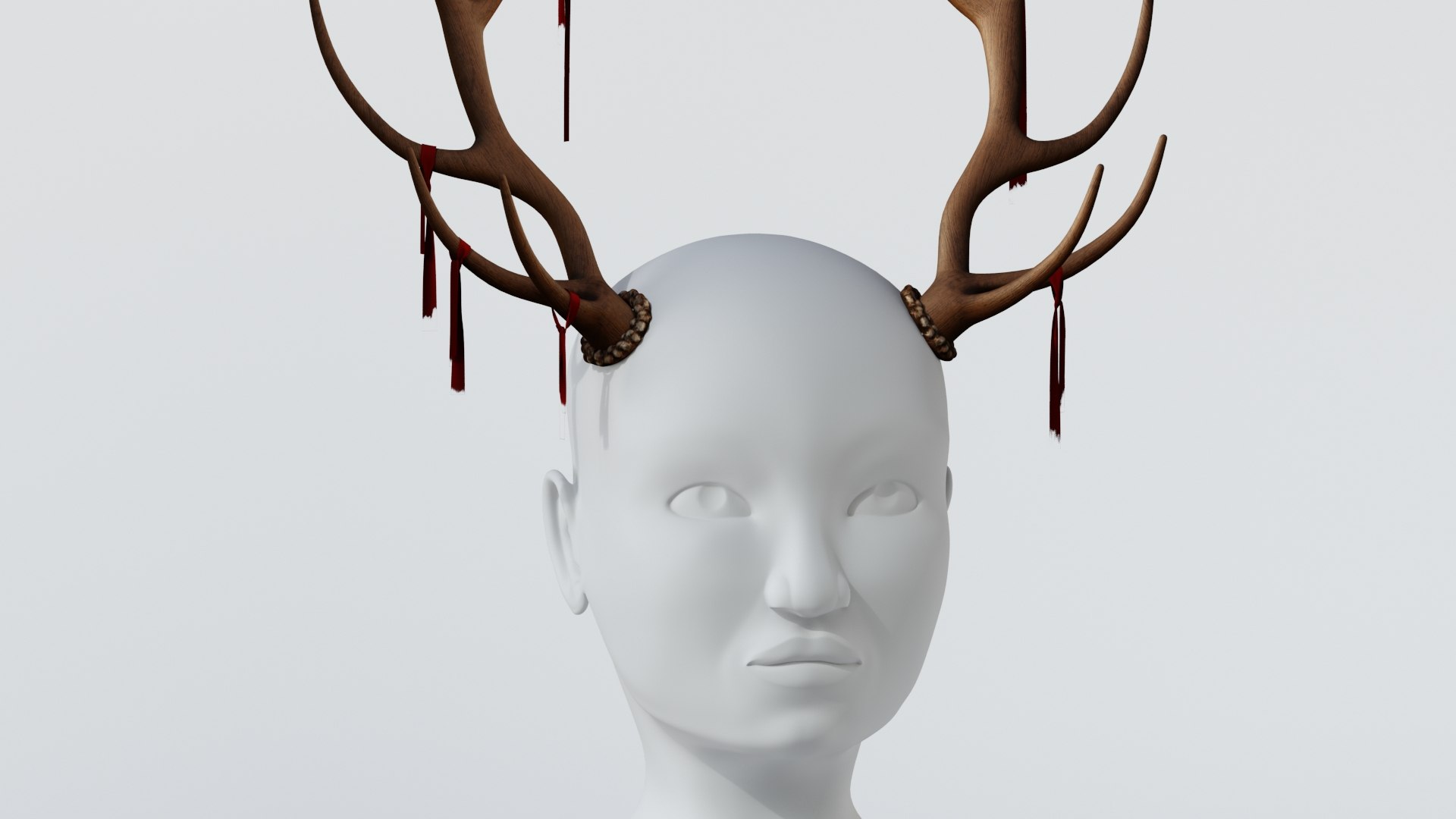 3D model Horn ribbons nodes - TurboSquid 1871837