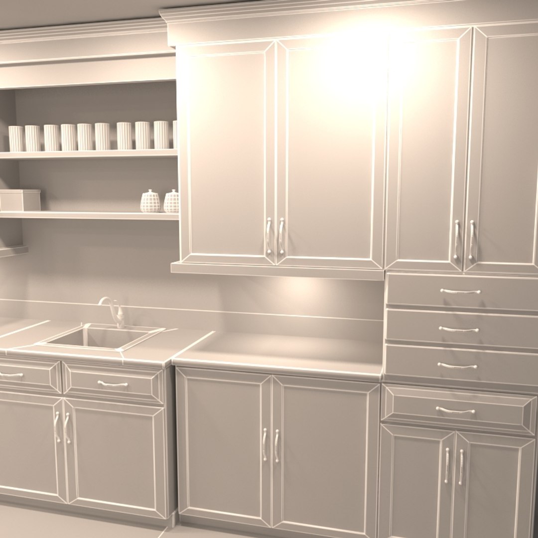 3D Kitchen Scene - TurboSquid 1182806