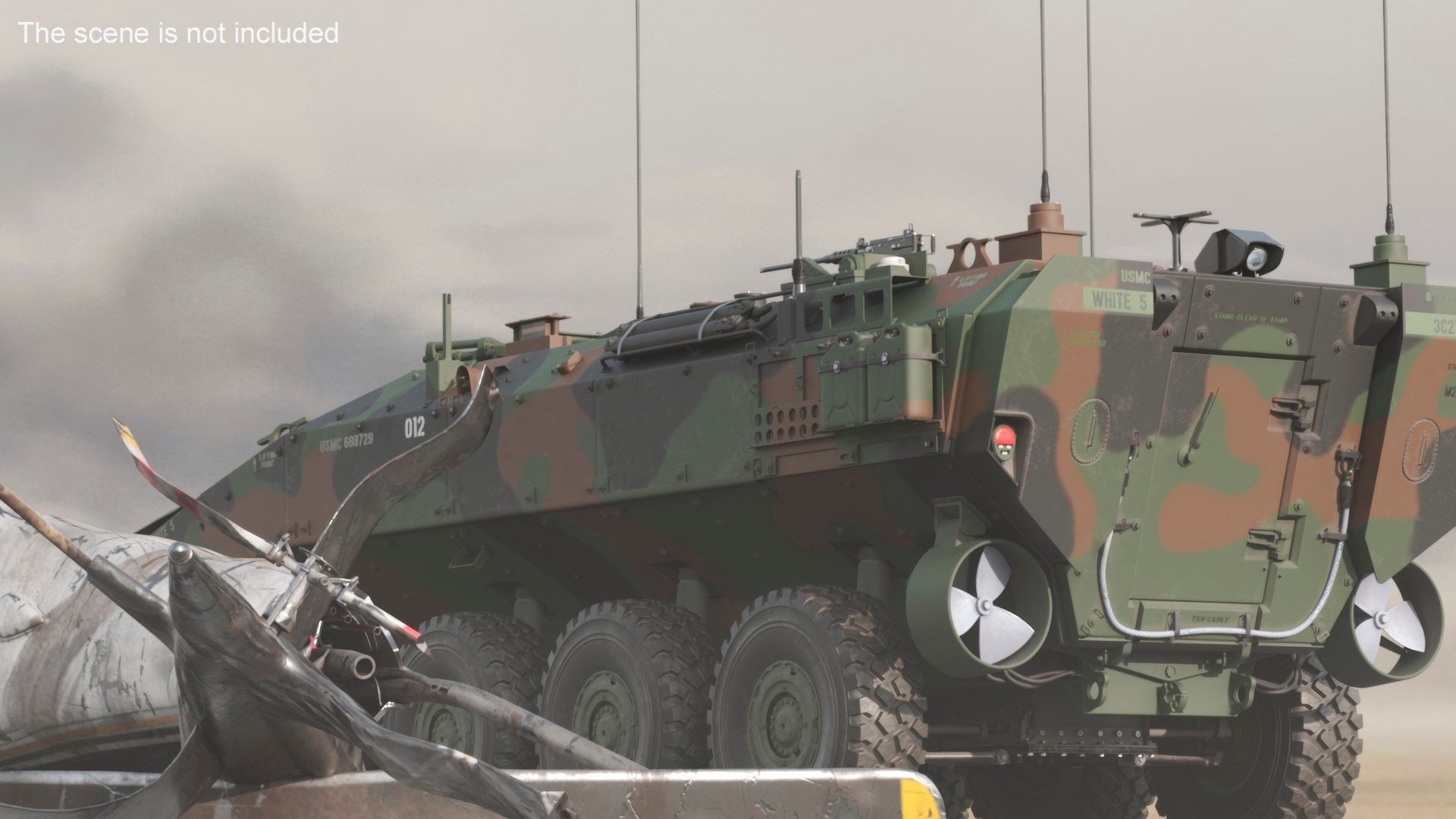 US Amphibious Combat Vehicle ACV Rigged 3D Model - TurboSquid 2275003