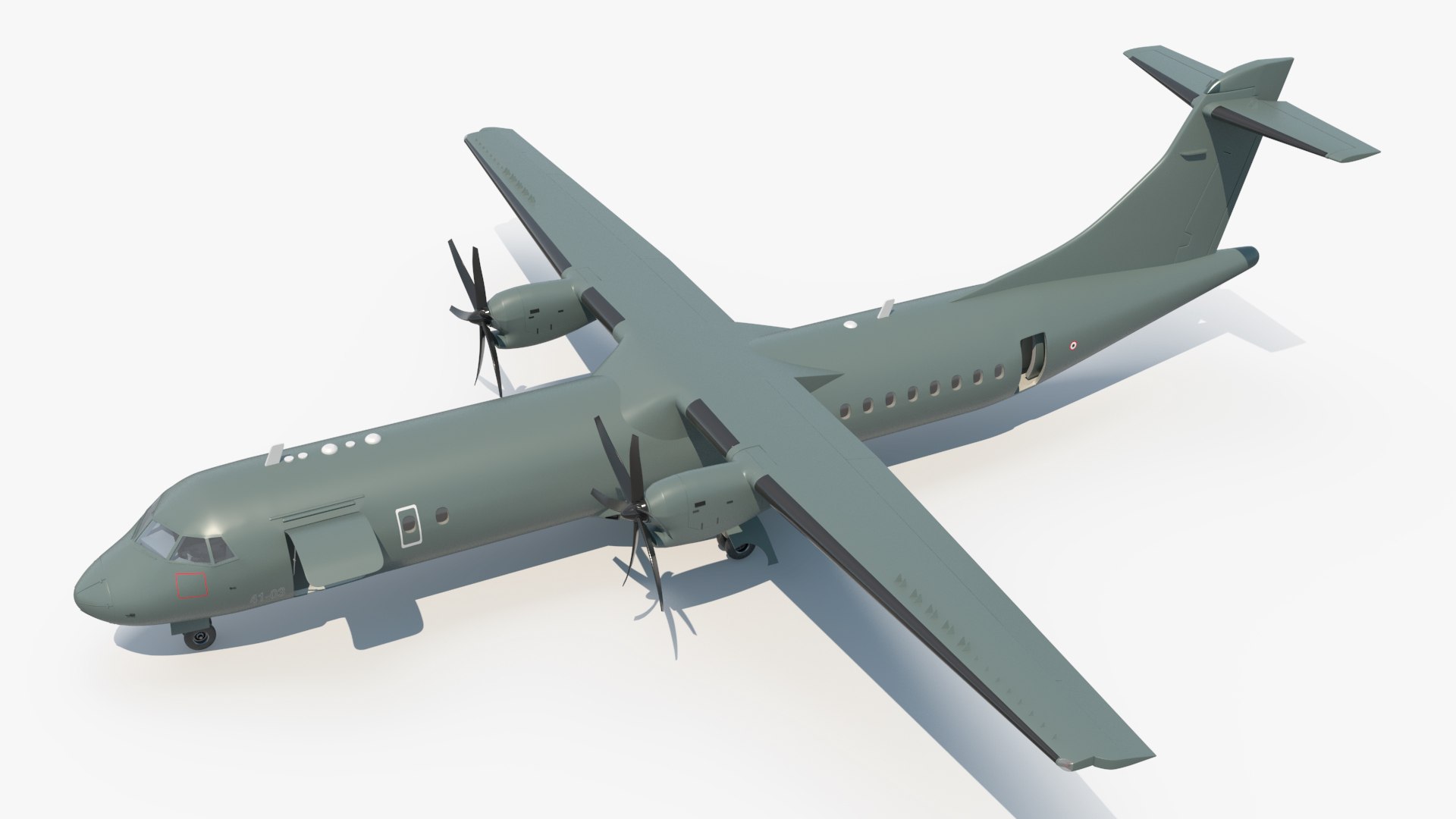 3D ATR 72-600 Naval Patrol Aircraft Rigged For Cinema 4D - TurboSquid ...