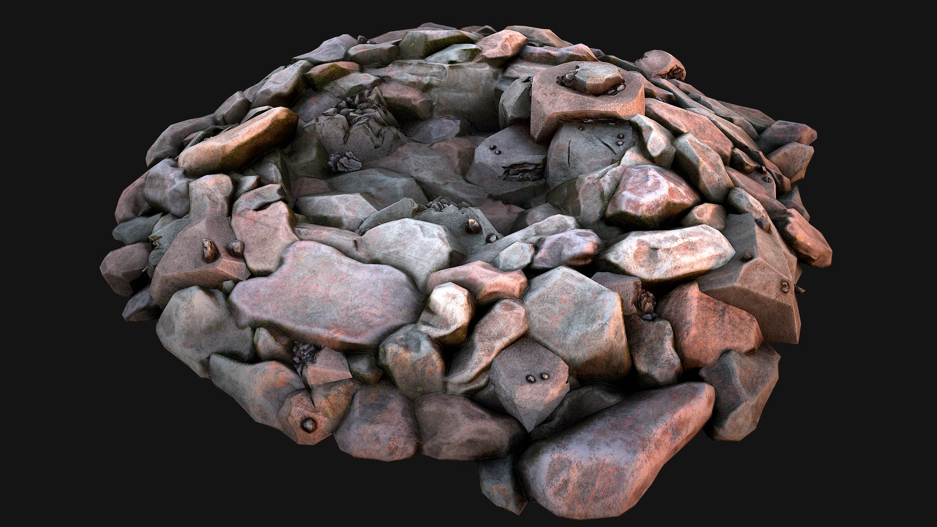 3D Iron Metal Ore Minerals - TurboSquid 2290140