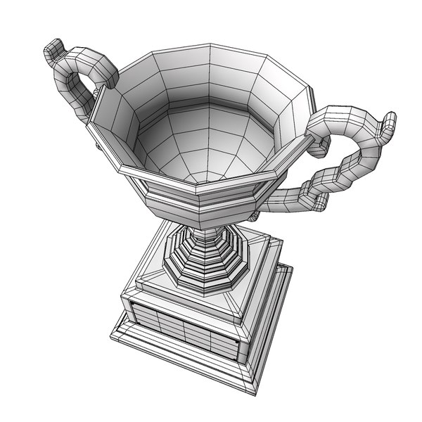 awards trophies 3d model