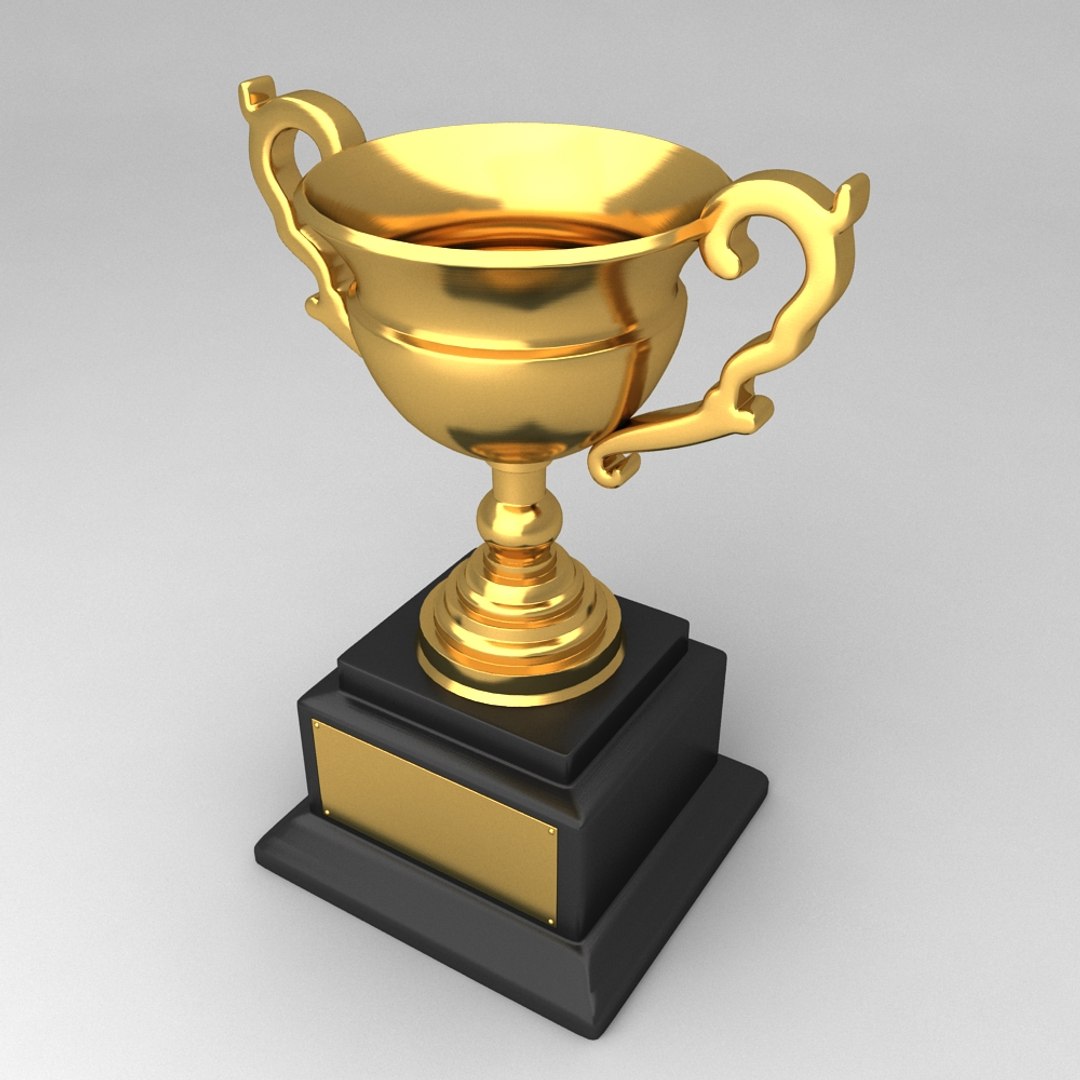 Awards Trophies 3d Model