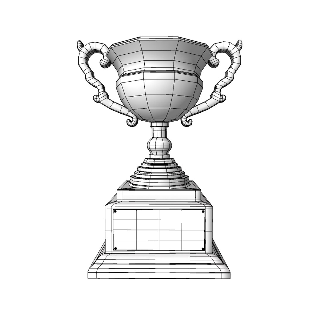 Awards Trophies 3d Model