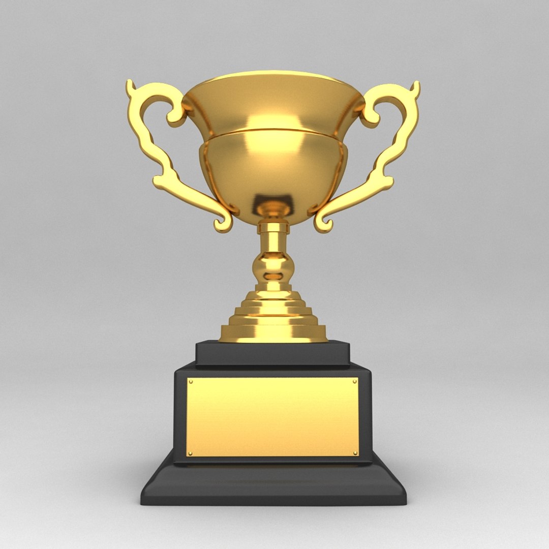 Awards Trophies 3d Model