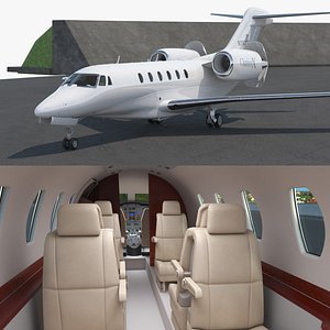 Download Free & Premium Cessna Citation 3D Models | TurboSquid