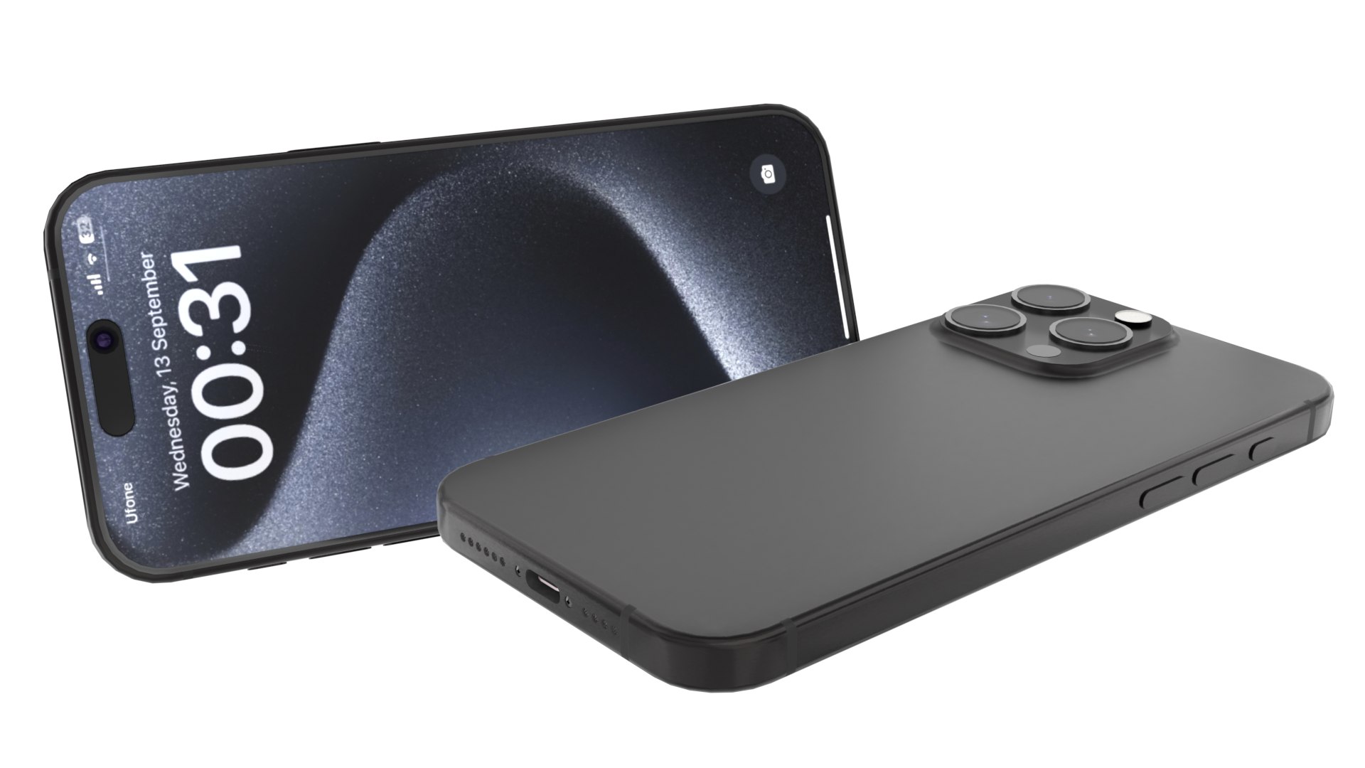 3D Model Collection Of Low Poly Modern Smartphones In Different Colors ...