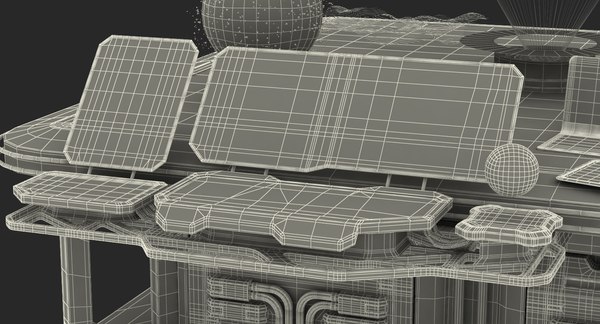 3D interactive holographic table model - TurboSquid 1421393