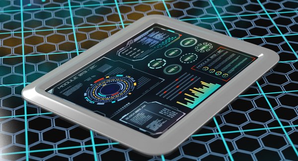 3D interactive holographic table model - TurboSquid 1421393