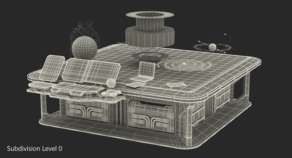 3D interactive holographic table model - TurboSquid 1421393