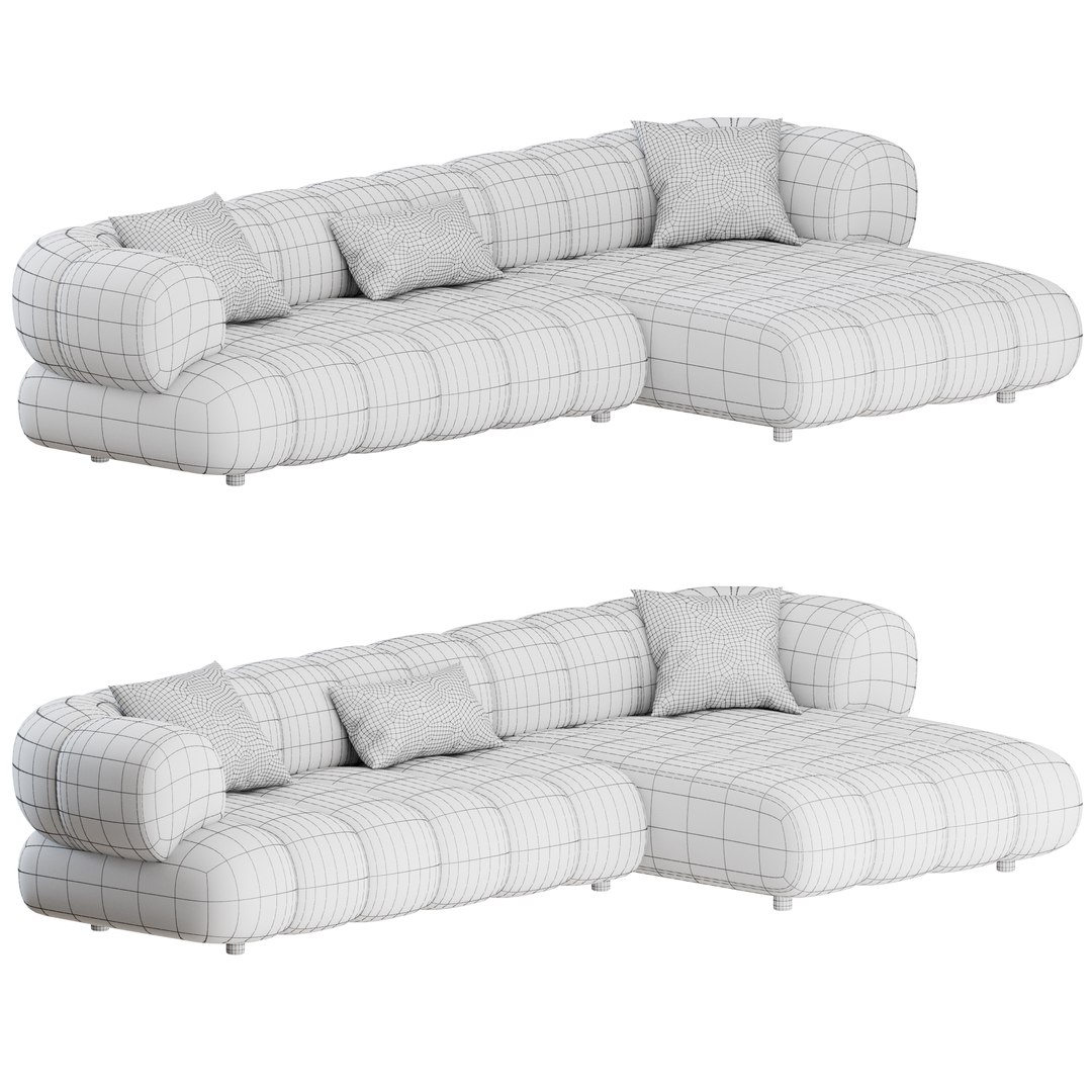 Intermede Modular Sofa By Roche Bobois 3D - TurboSquid 1720408