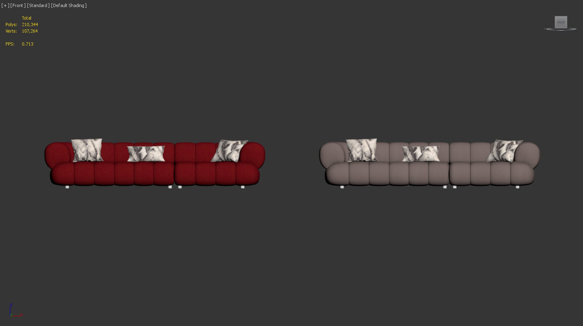 Intermede Modular Sofa By Roche Bobois 3D - TurboSquid 1720408