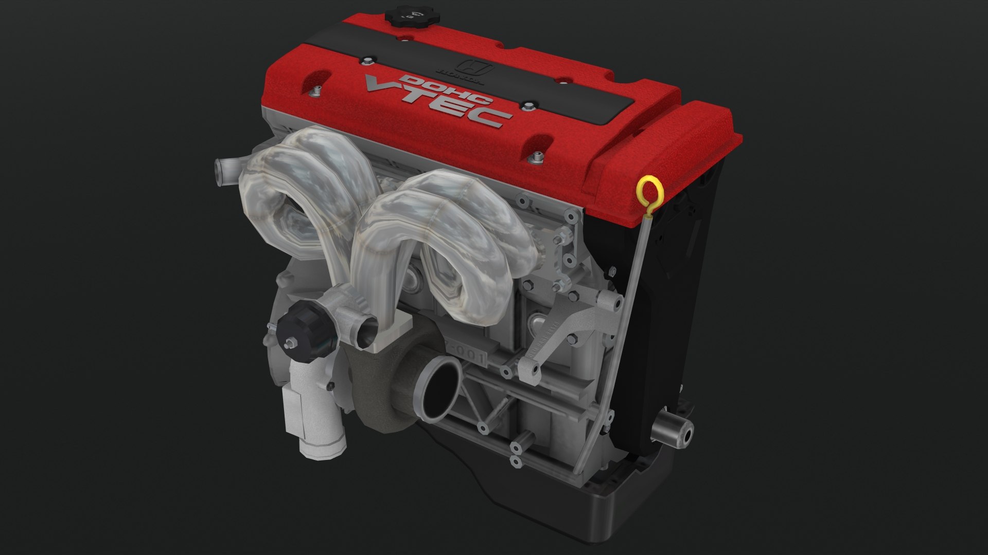 3D Honda Prelude H22a 2 Model - TurboSquid 1549960