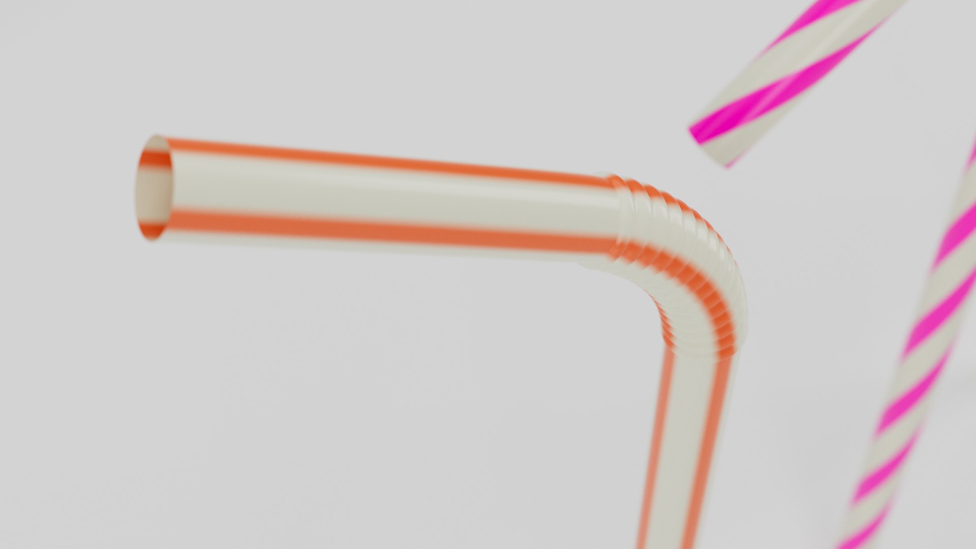 Drinking Straw Set Model - TurboSquid 2253318